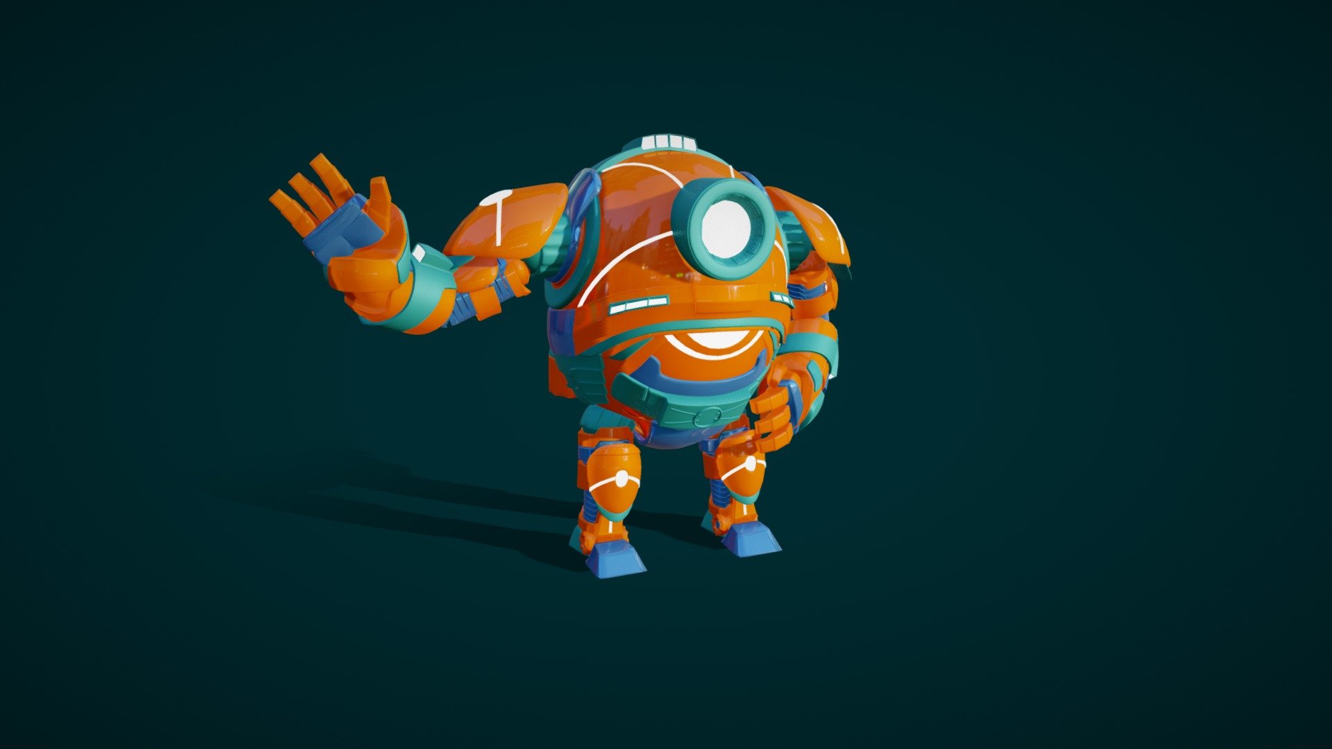 Robot RoCKet - Download Free 3D model by TeKen_art30 (@ken_art30 ...