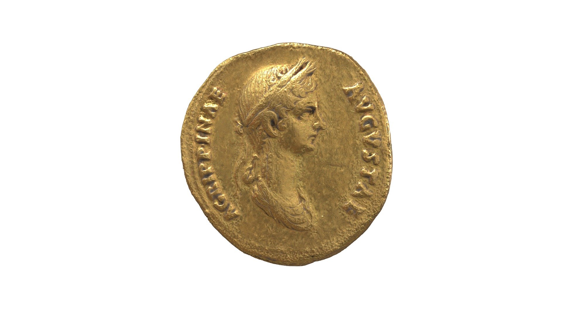 Moneda Agripina - 3D model by MNAR (@museoromano) [f04e9fe] - Sketchfab