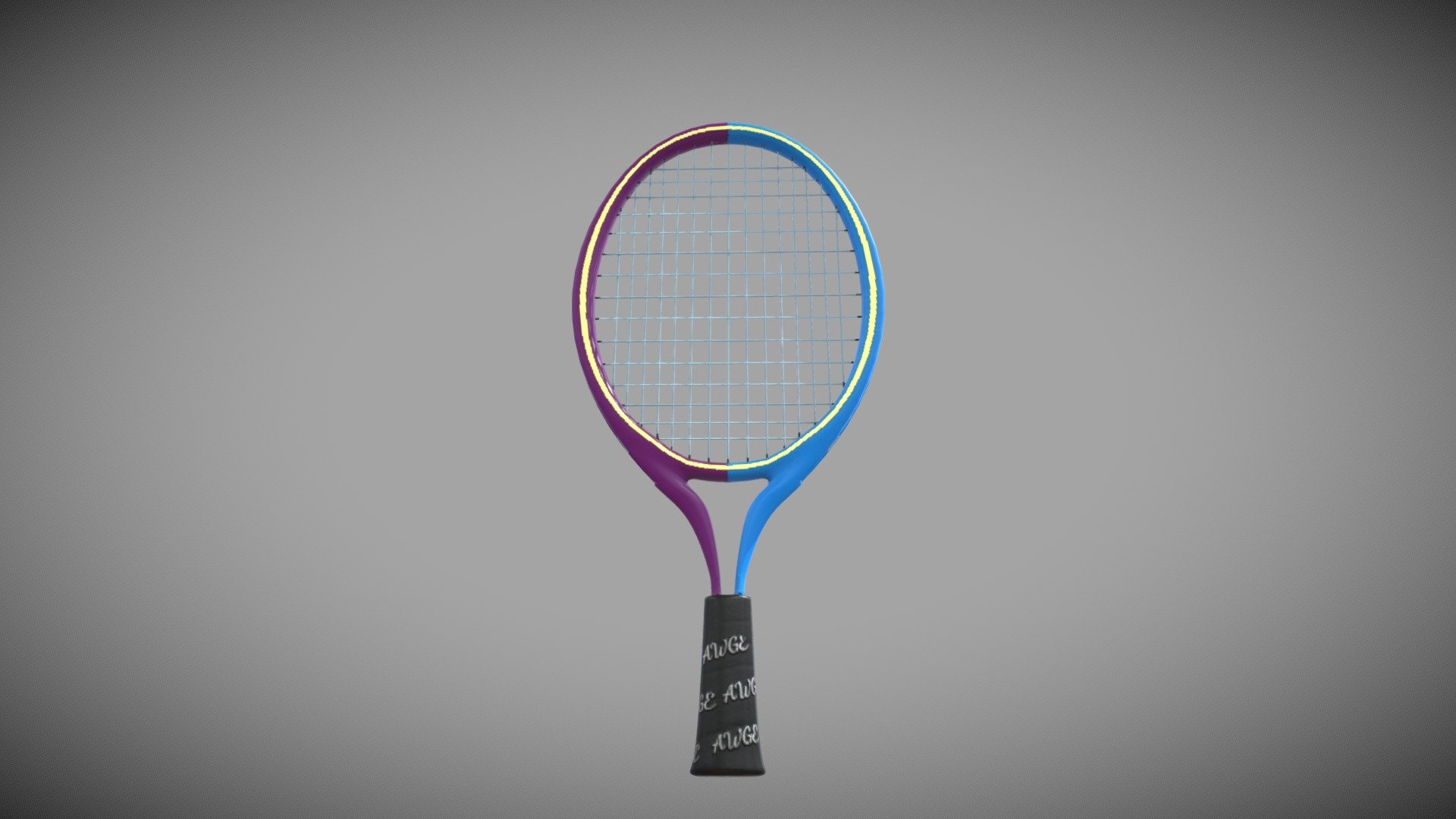 Tennis racket - Download Free 3D model by vinokkur [f04ea10] - Sketchfab
