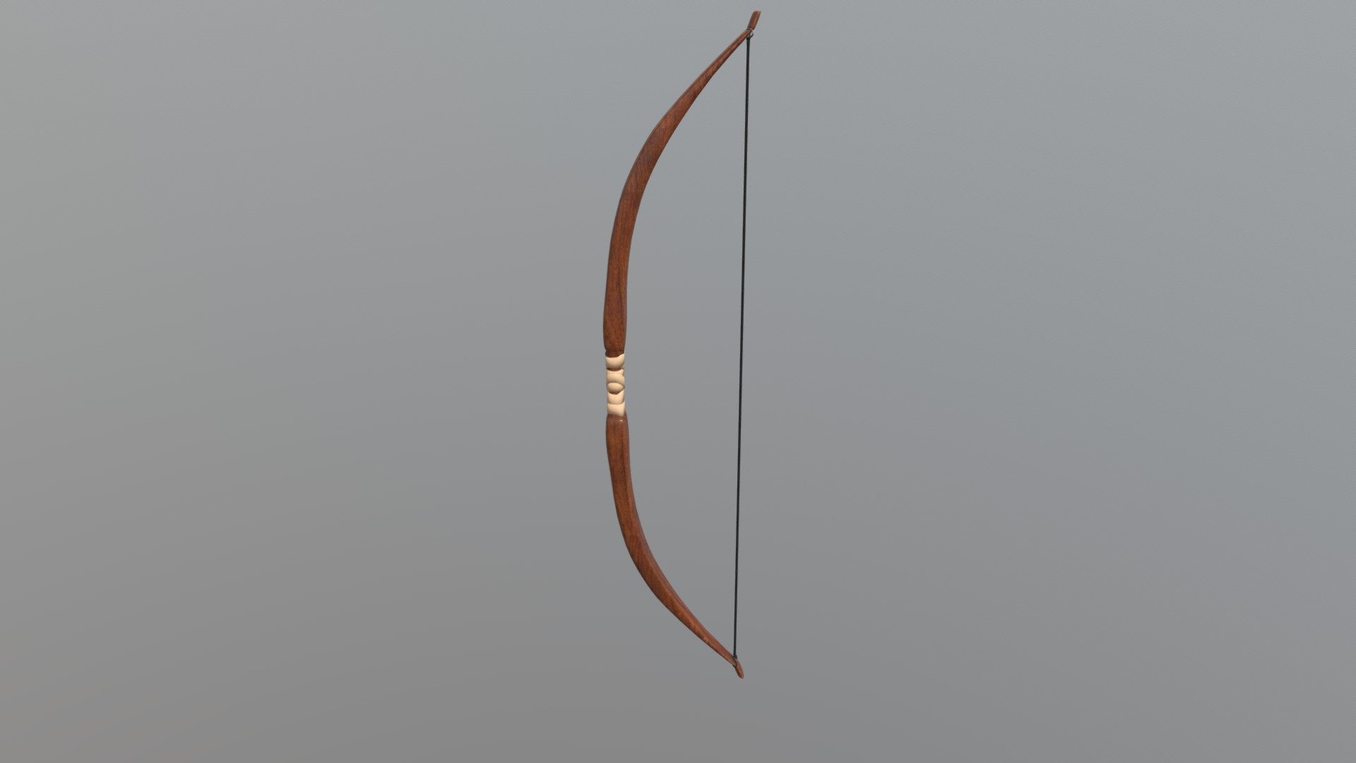 Long Bow Textured - 3D model by wynters13 [f04ee4b] - Sketchfab