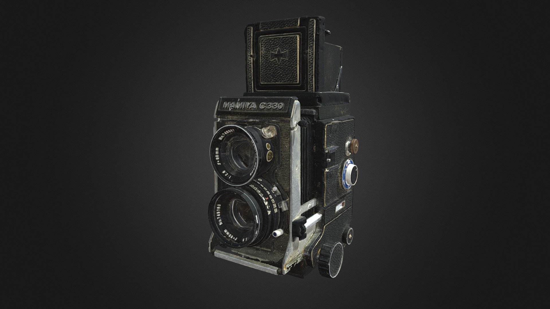 Mamiya C330 - Download Free 3D model by dkemp [f04f6fe] - Sketchfab