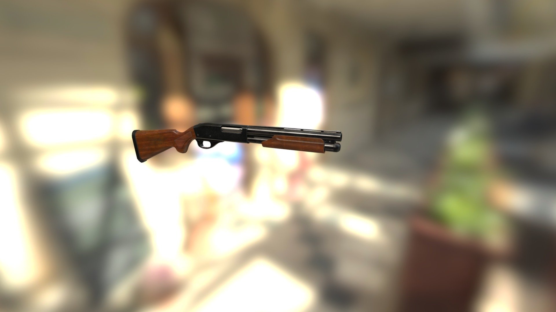 870 American Classic Sawed Off Shortgun - 3D model by Ironbelly Studios ...