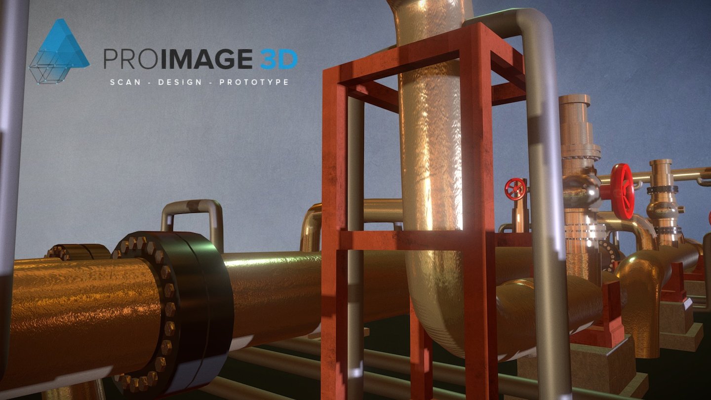 Pipeline System - 3D model by ProImage 3D (@professionalimage3d ...