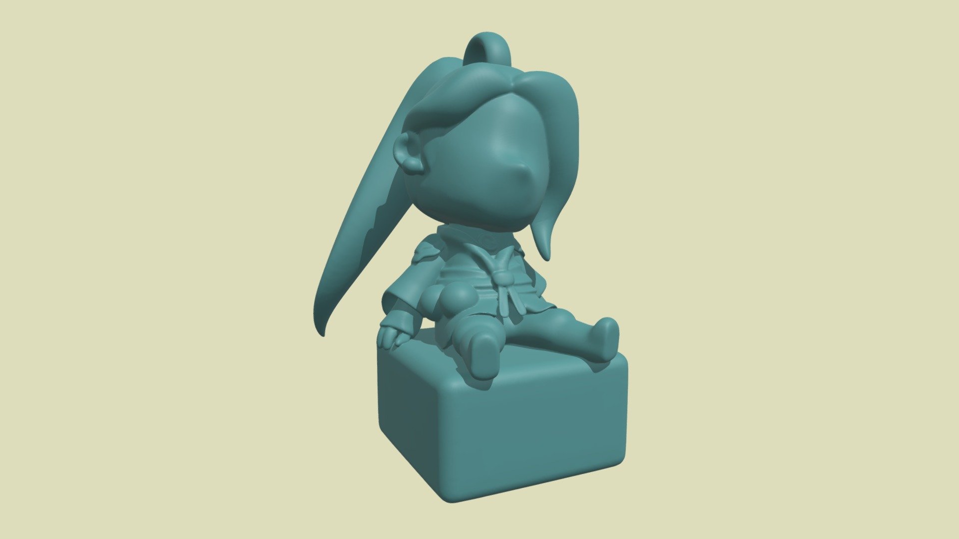 Valorant Chibi Sage Gun Buddy Keyring - 3D model by APolkaDotGiraffe ...