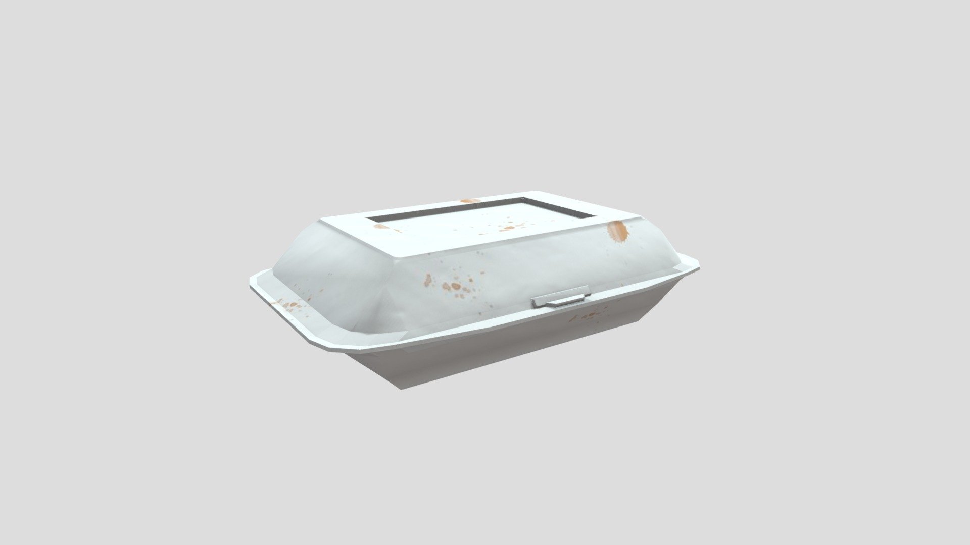 Dirty Takeaway Box - 3D model by Kenii [f05109c] - Sketchfab
