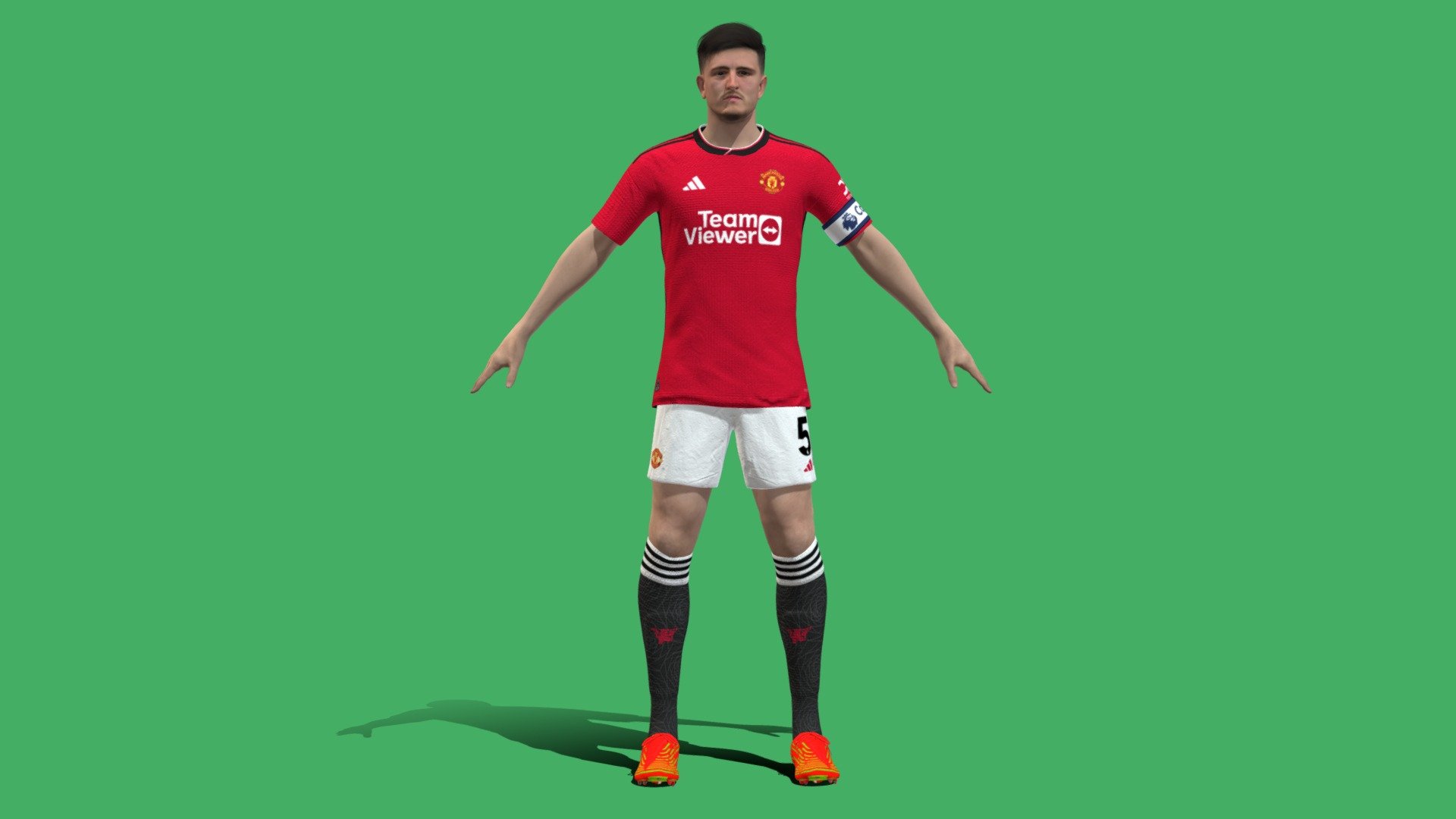 3D Rigged Harry Maguire Manchester United - copy - 3D model by ...