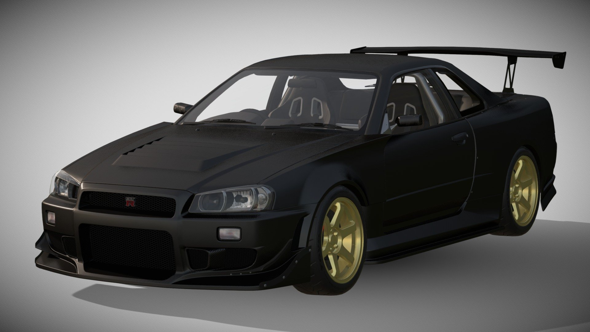 2006 Sunline Racing Nissan Skyline GT-R R34 - Download Free 3D model by ...