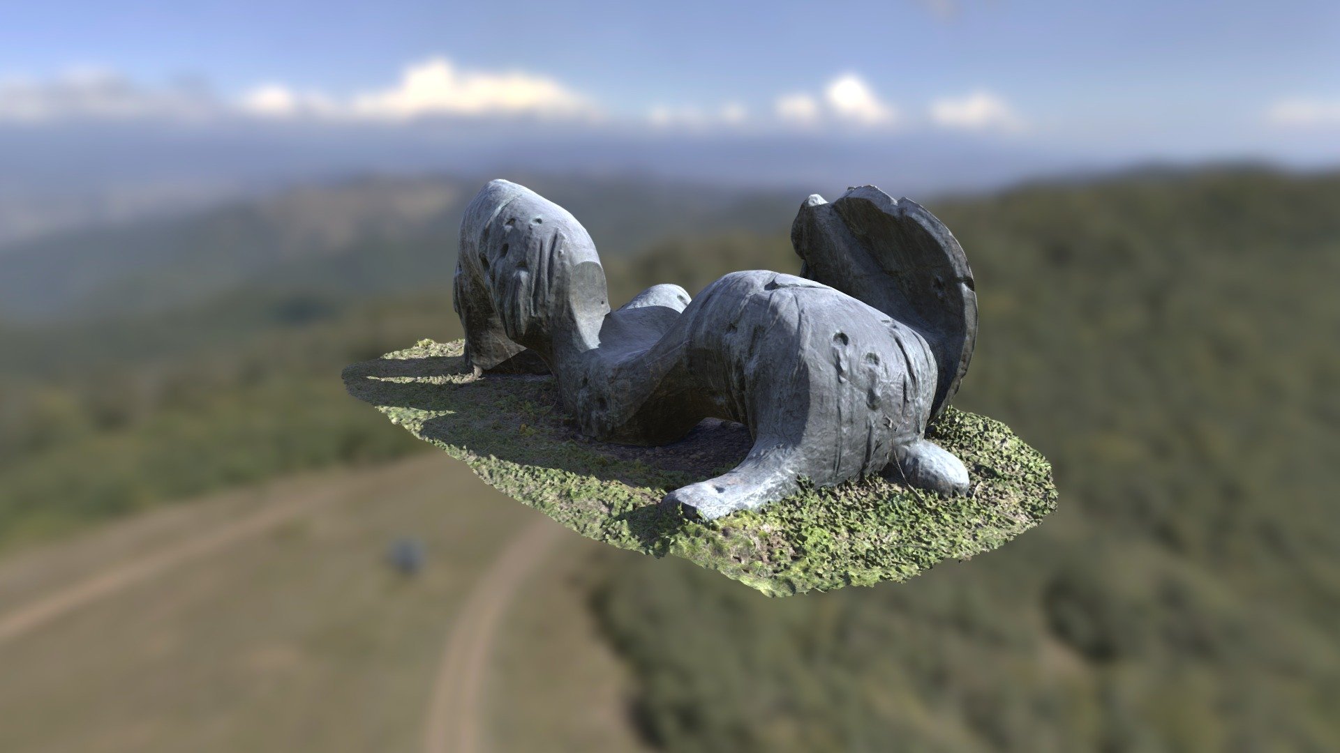 Fallen Warrior at Didgori Battle Monument - Download Free 3D model by ...