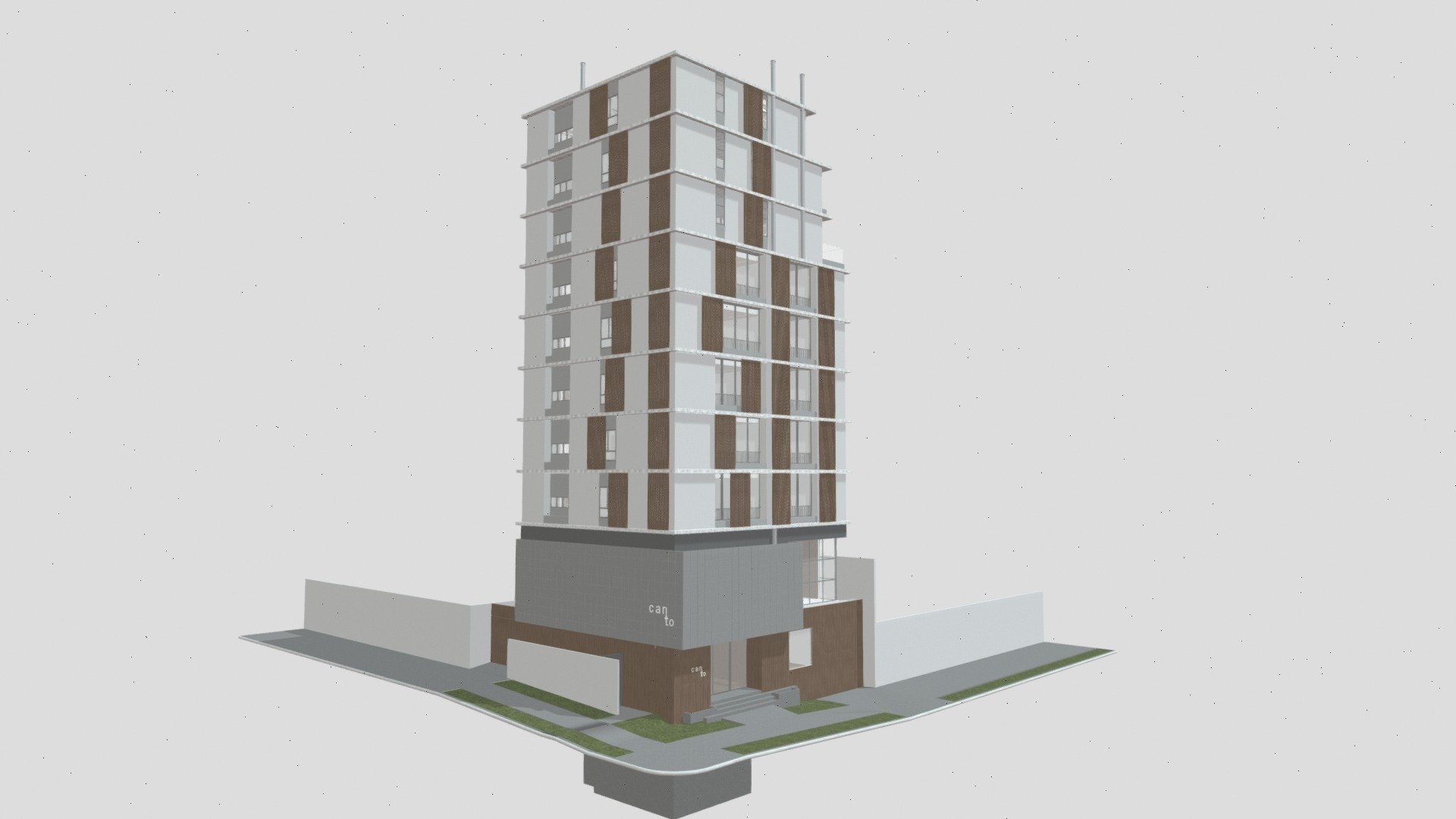 Edificio Canto - 3D model by Salamanca Arquitetos (@salamancaarquitetos) [f0554ac] - Sketchfab