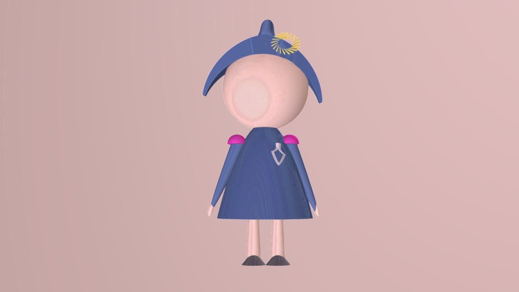 Graduate from the imaginary school in Wonderland - 3D model by Anujin ...