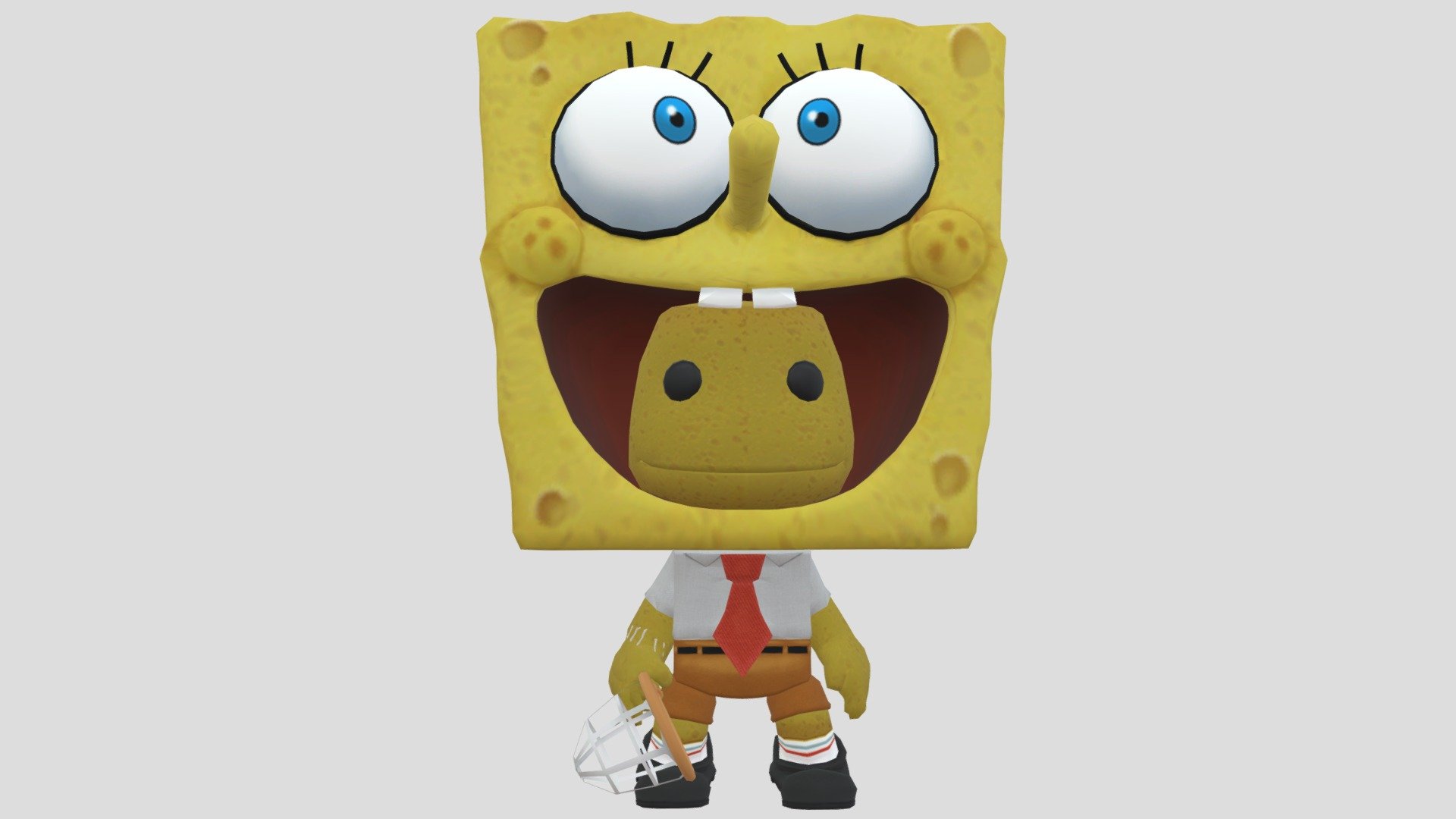 LittleBigPlanet 3 - Sack Boy (SpongeBob) - Download Free 3D model by ...