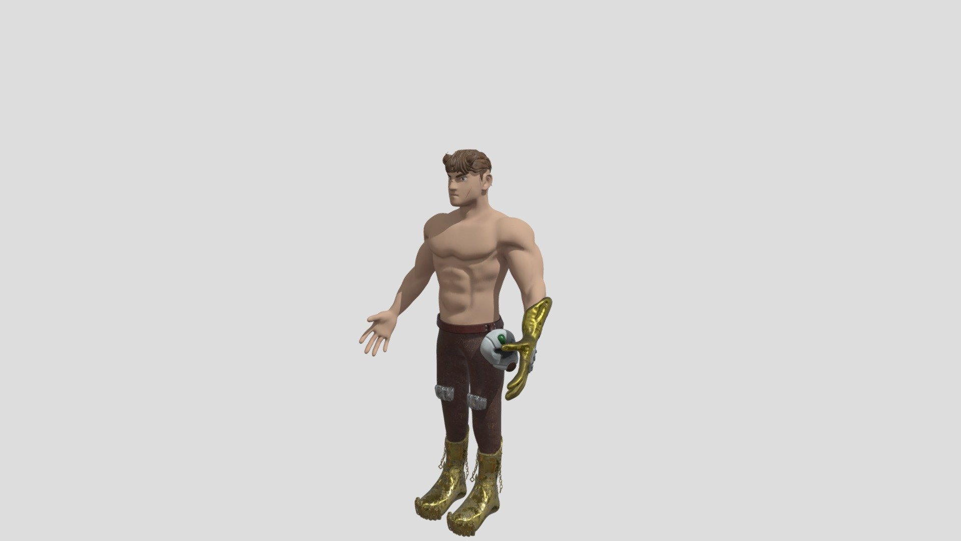 Berni el Berserk (A Pose) - Download Free 3D model by fernando014 ...