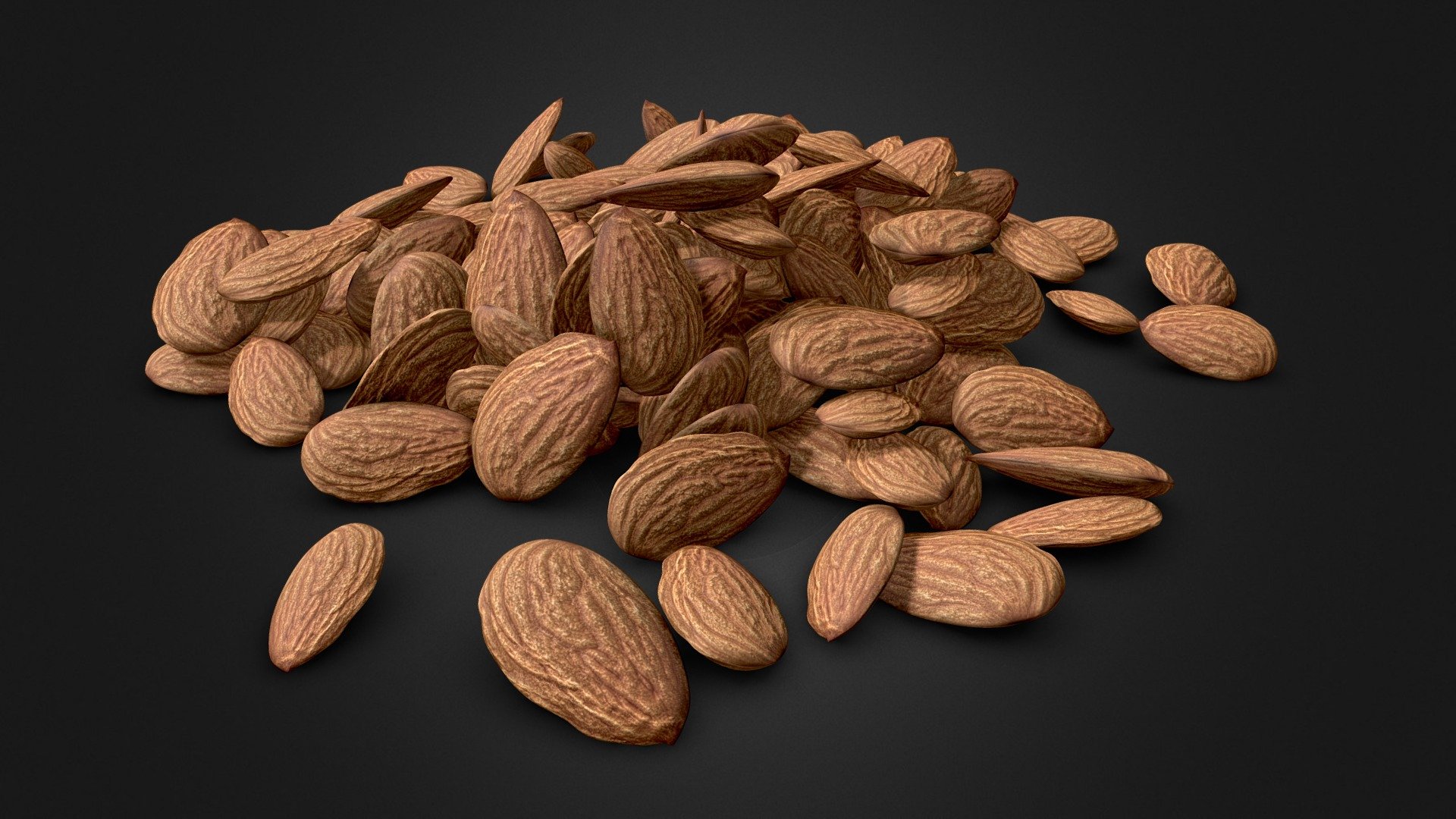 Almonds Unshelled - Buy Royalty Free 3D model by Leandro Salerno ...