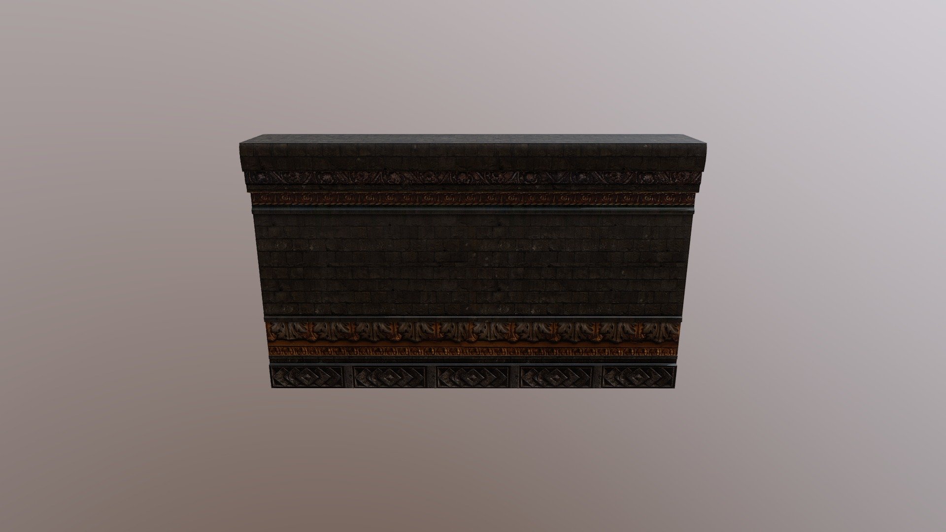 Modular Wall - 3D model by Abbie John (@abbiegameart) [f05d403] - Sketchfab