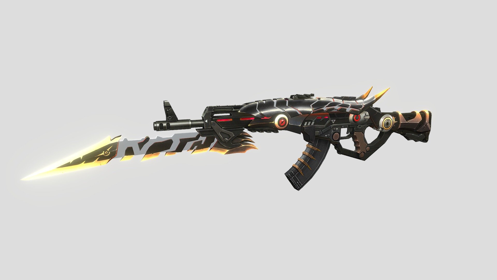 Ak47 Dragon Knight - Buy Royalty Free 3D model by Long Nguyễn ...