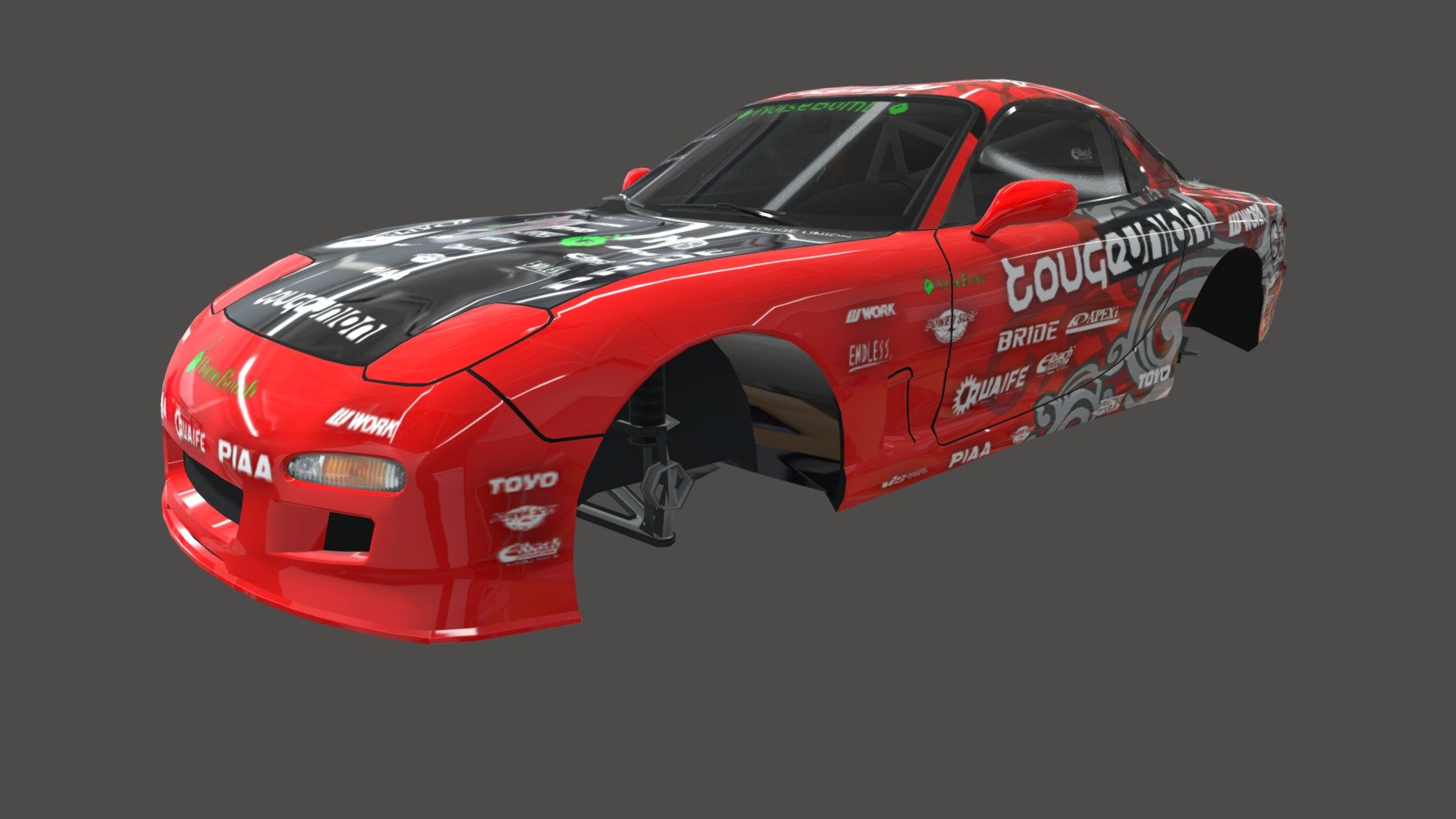 RX7 AKI KIMURA DRIFT KING - Download Free 3D model by VückyZ (@vuckyz123) [f0604ac] - Sketchfab