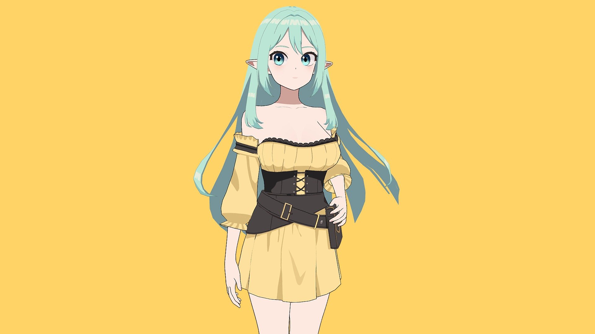 ANIME - Beginner Mage (RPG) - Buy Royalty Free 3D model by LessaB3D ...