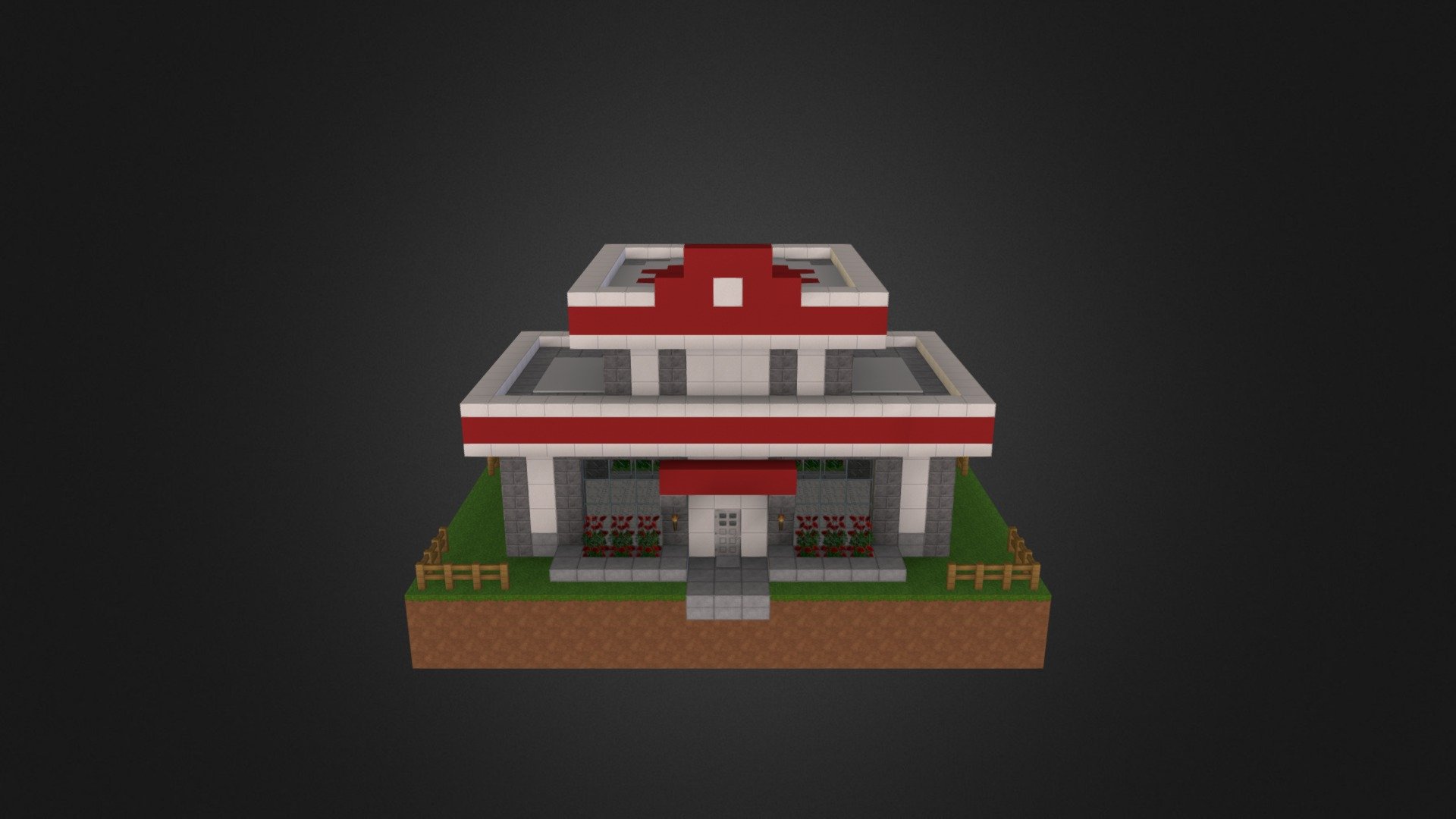 Pokecenter - 3D model by roguearthur [f062353] - Sketchfab