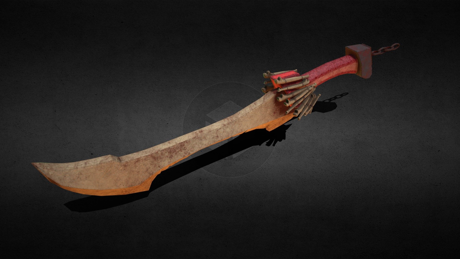 espada de ossos - sword of bones - 3D model by Robson Schumacher ...