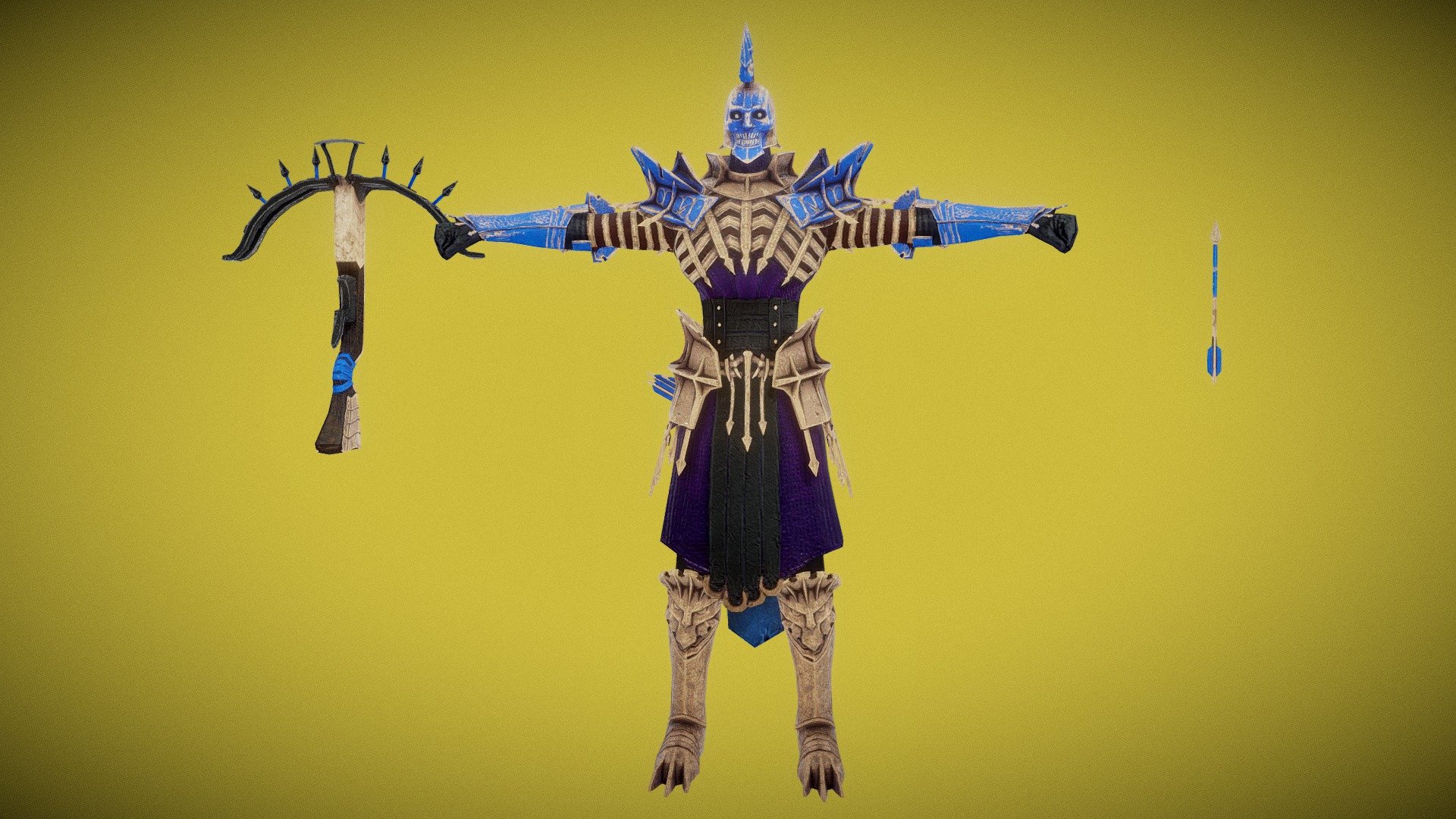 Skeleton Archer - Buy Royalty Free 3D model by Luna Studio (@StudioLuna ...