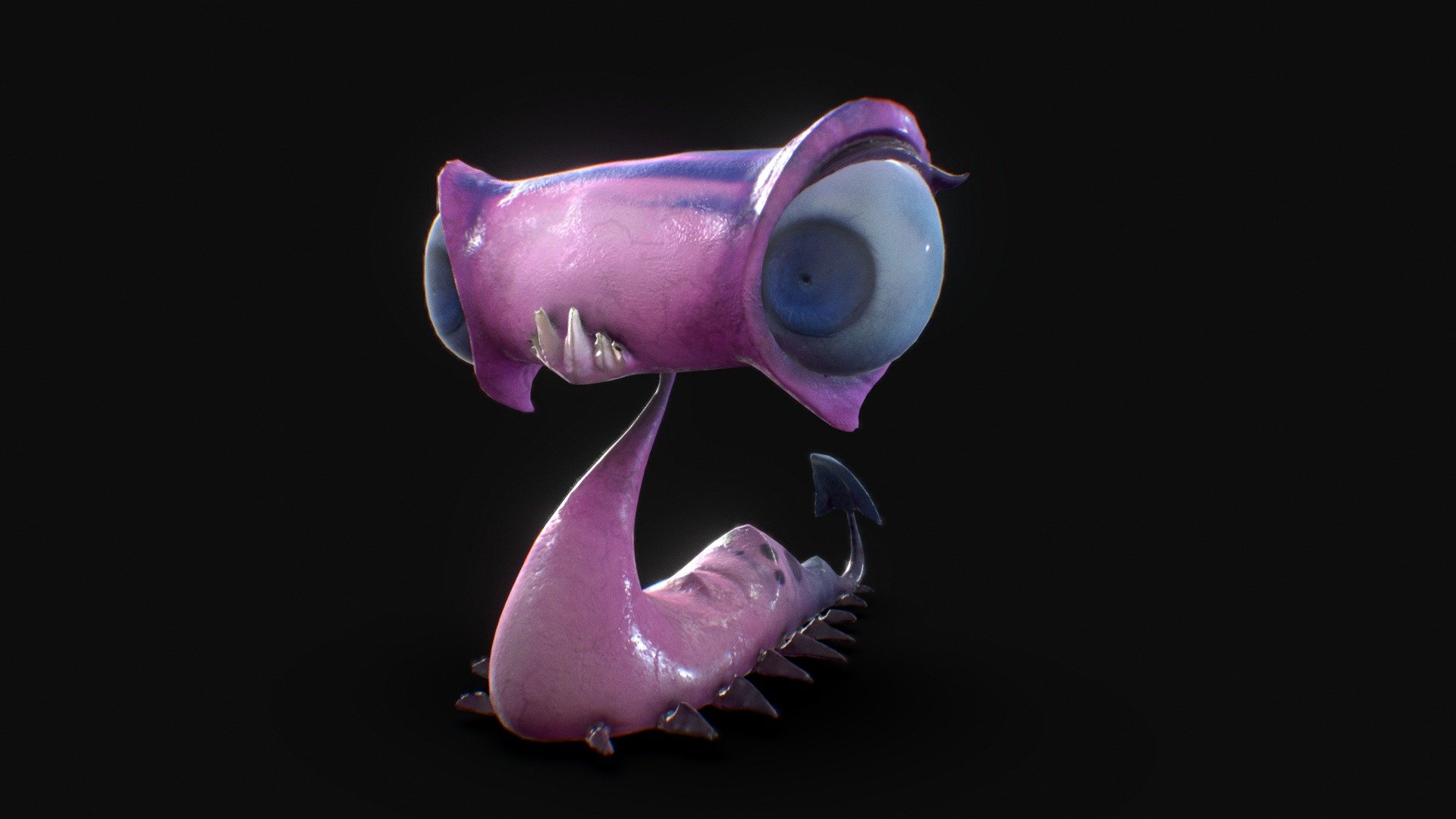 Creature practice - 3D model by asfodelo [f0649a4] - Sketchfab