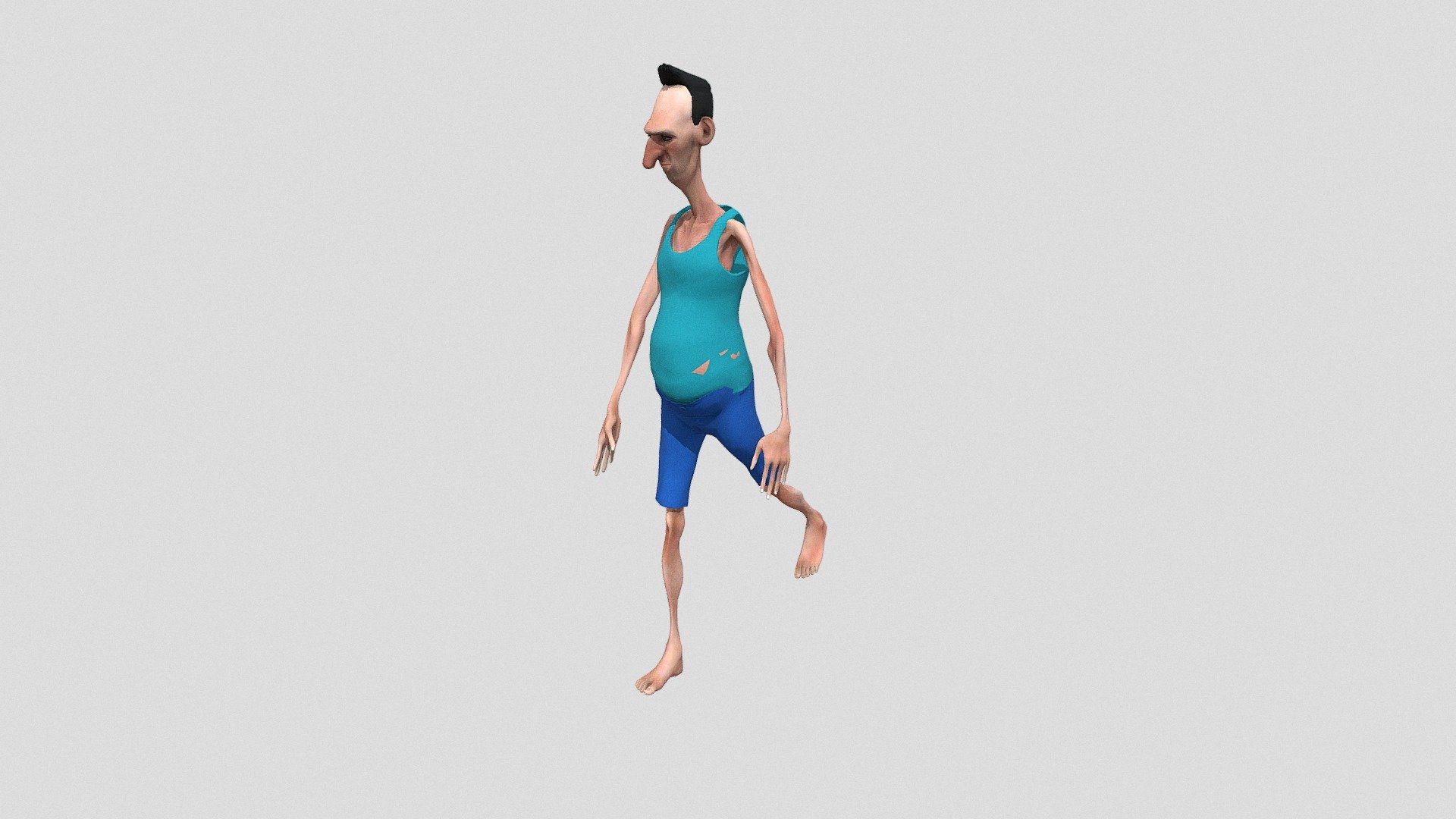 Angry Neighbor - Download Free 3D model by ValePro10 [f065a95] - Sketchfab