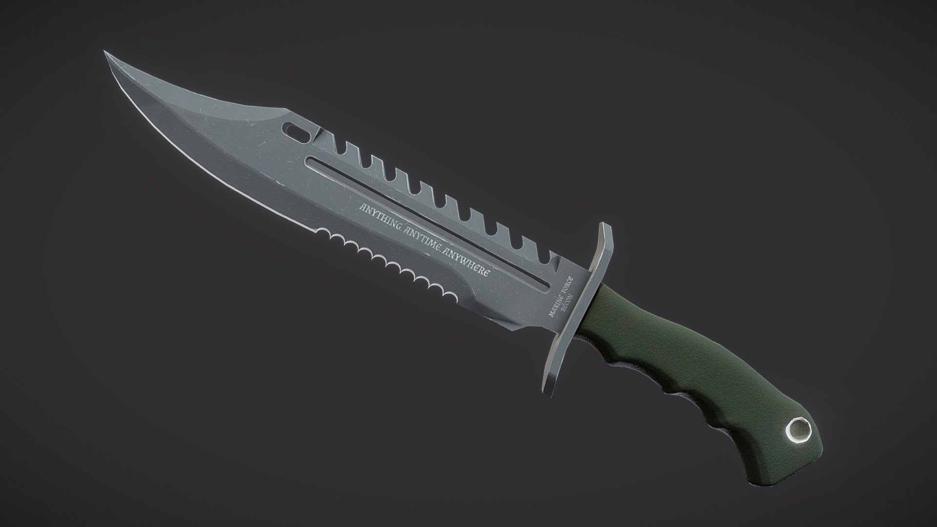 Knife - 3D model by CuongNguyen_Owen (@cuongnguyen2211) [f0678db ...