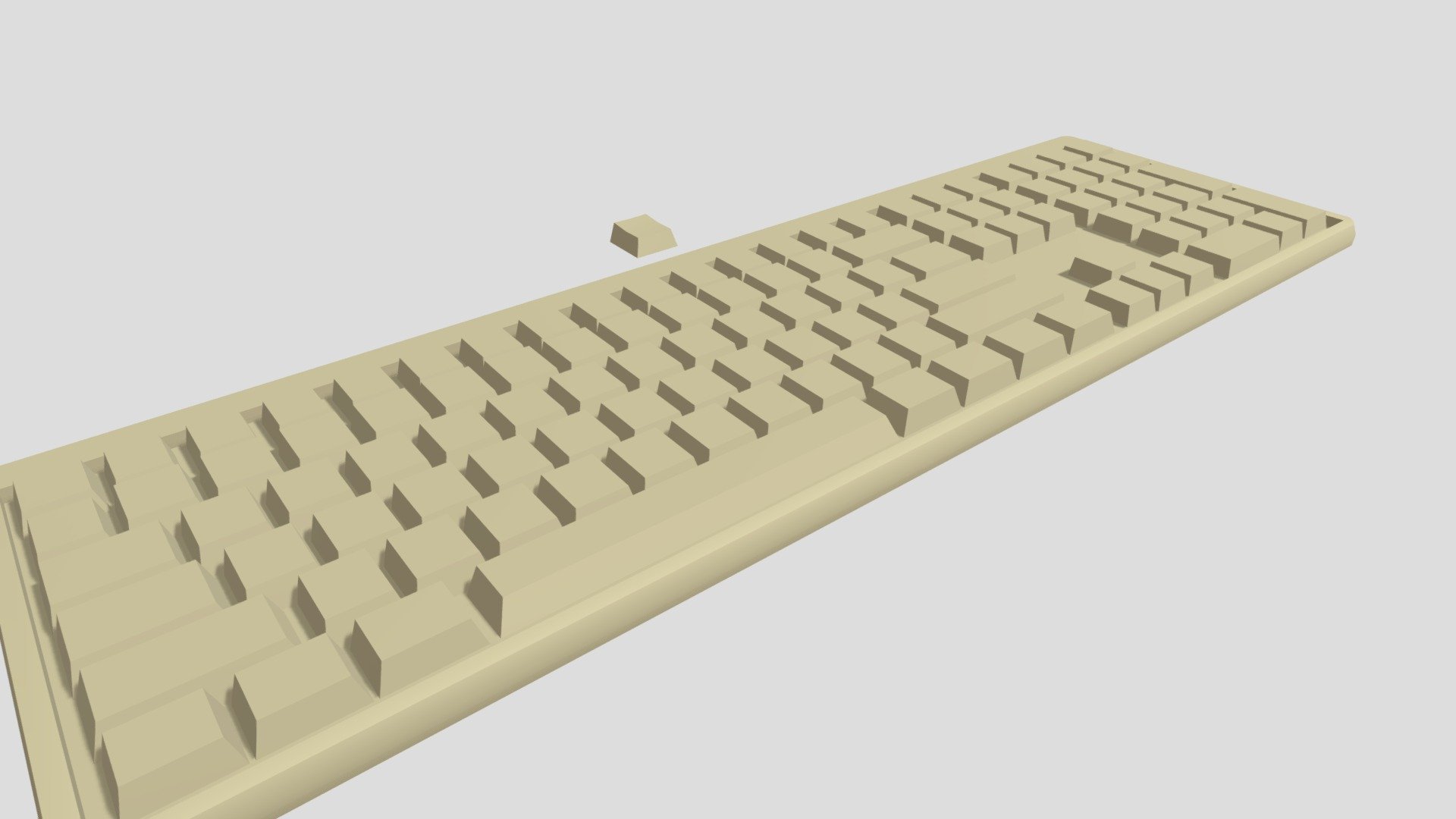 low poly keyboard - Download Free 3D model by AiktheIno [f06856e ...