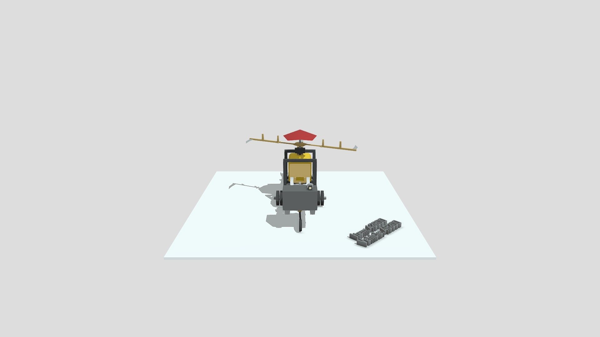 Crafted Gyrocopter - 3D model by DamWorks [f0688b0] - Sketchfab