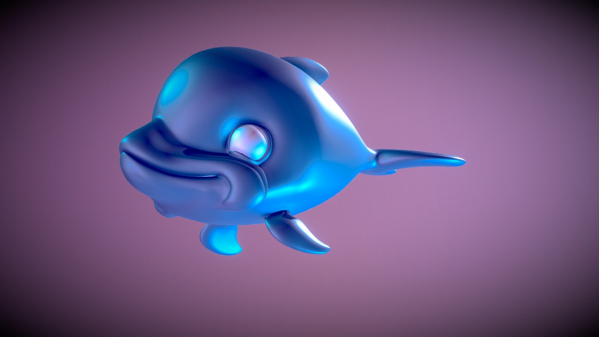 Golfinho Fofinho - 3D model by Alain Pierre (@alain.pierre) [f0689bb ...