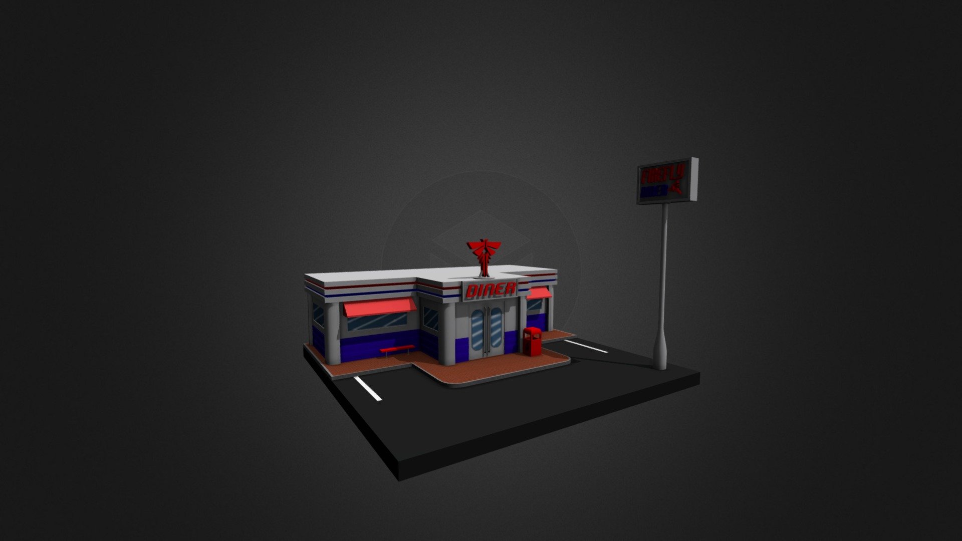 Firefly Diner - 3D model by l025785l [f06ace9] - Sketchfab