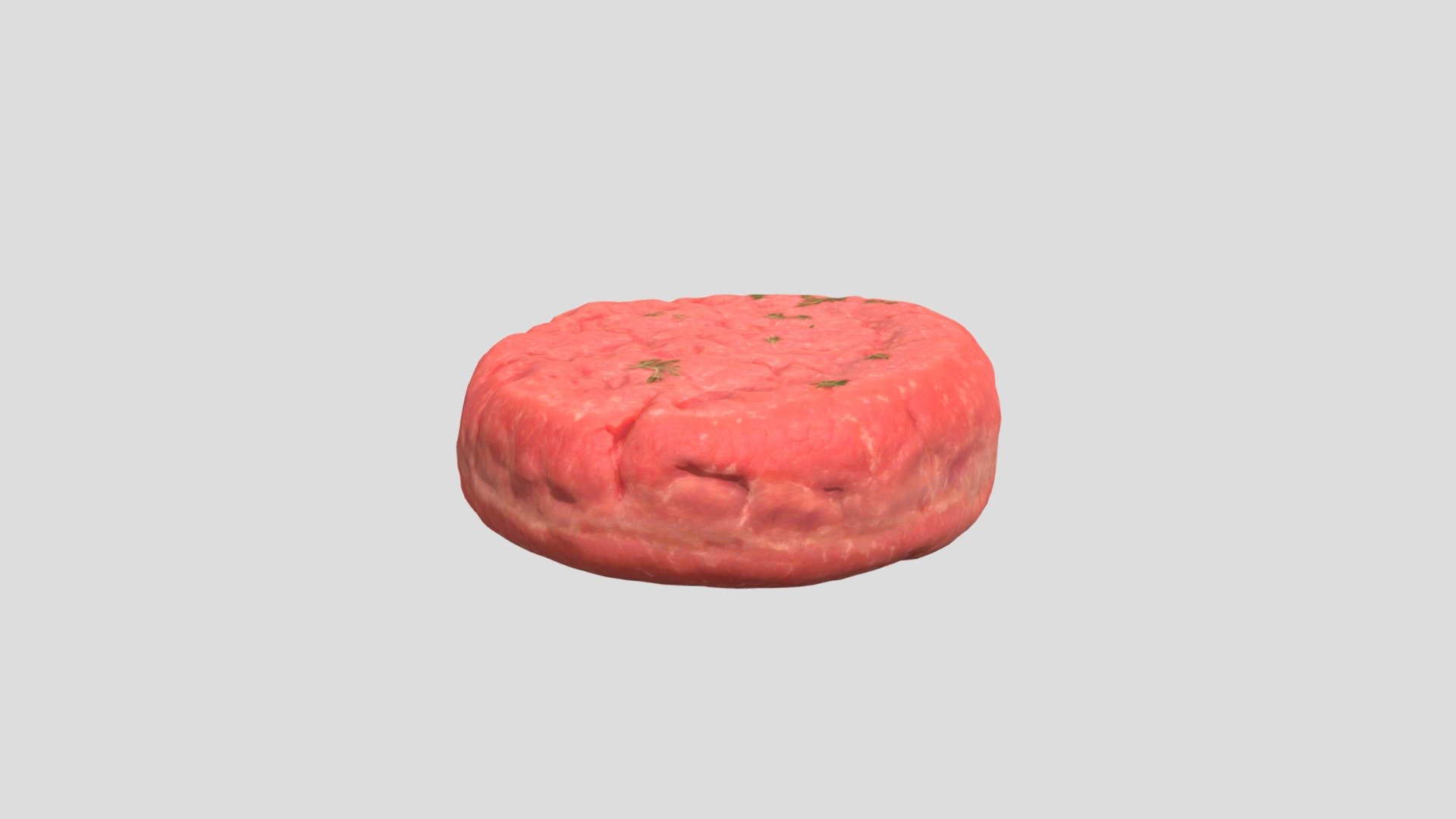 Raw Burger Meatball - patty - Download Free 3D model by #YouKatta ...