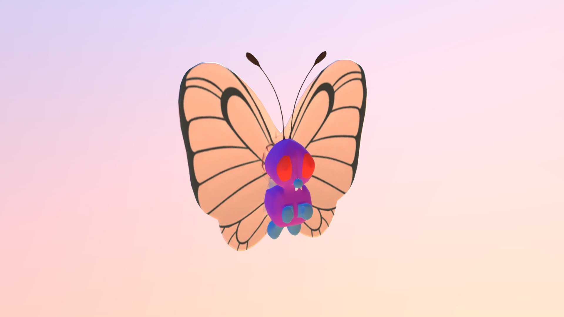 Butterfree Model - 3D model by RSFiro2013 [f06c8c8] - Sketchfab