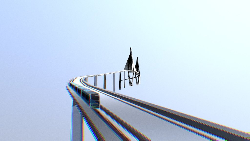 Fraser Valley Skytrain Bridge - Download Free 3D model by Steven Samuel ...