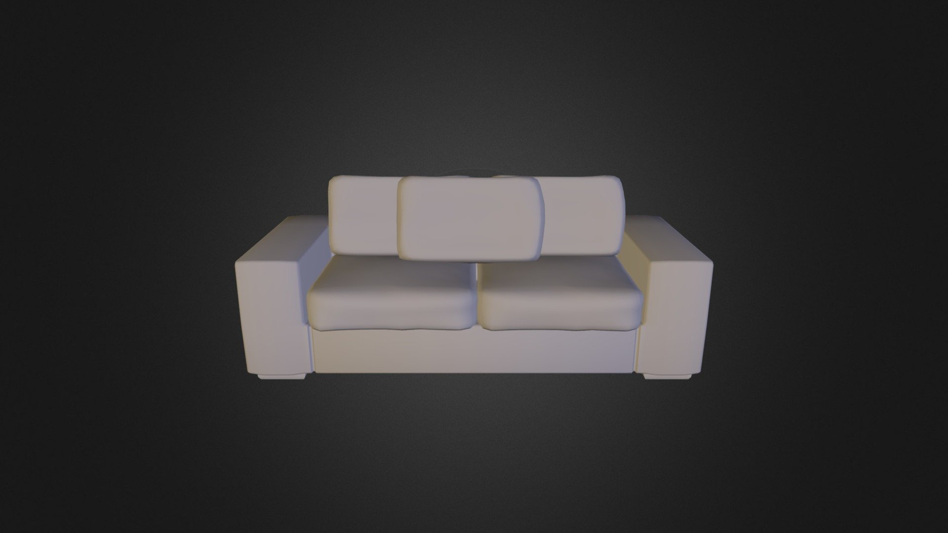 Couch - 3D model by halbridious [f06db17] - Sketchfab