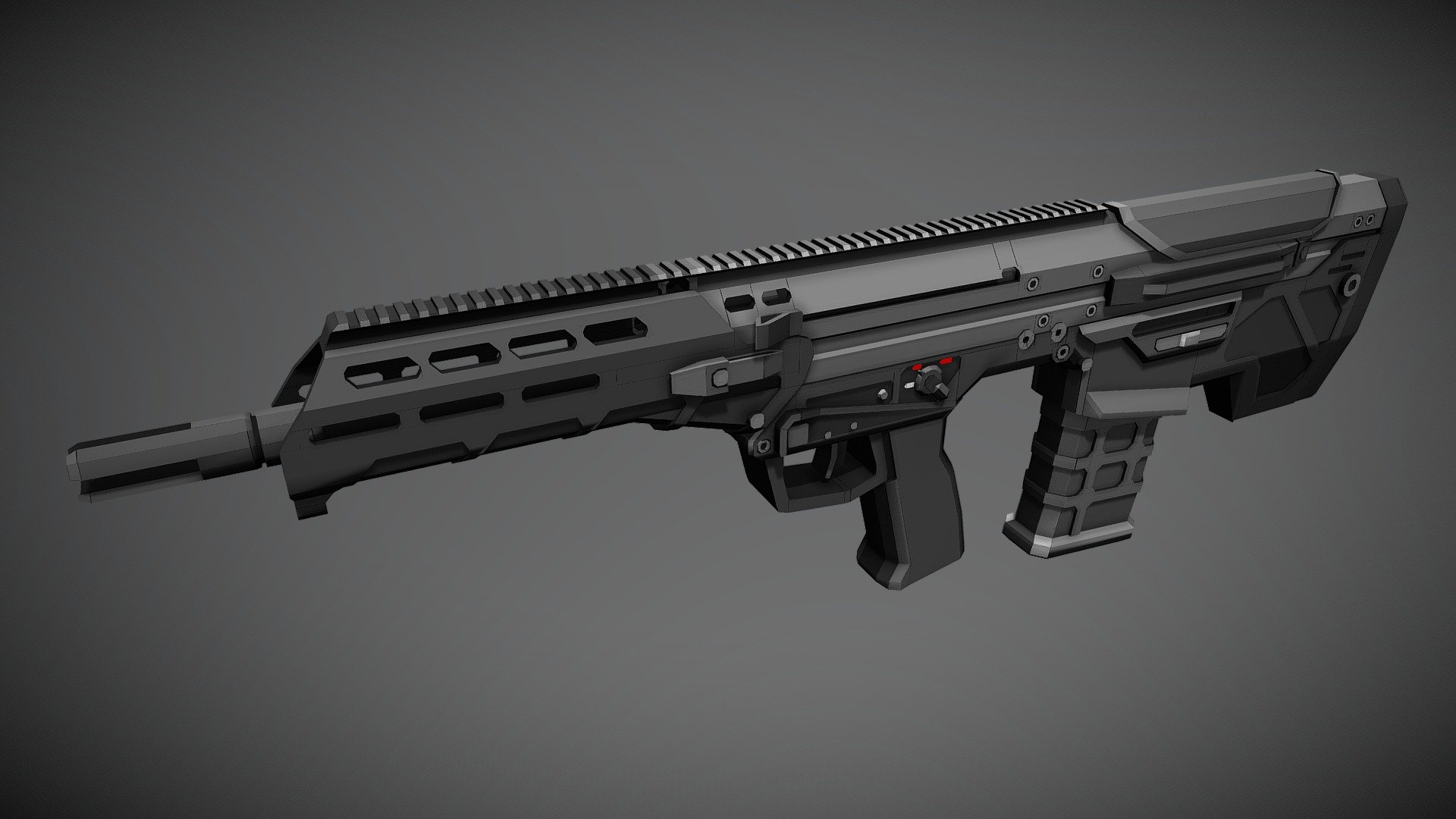 Low-poly DT MDR - 3D model by soret15 [f06e648] - Sketchfab