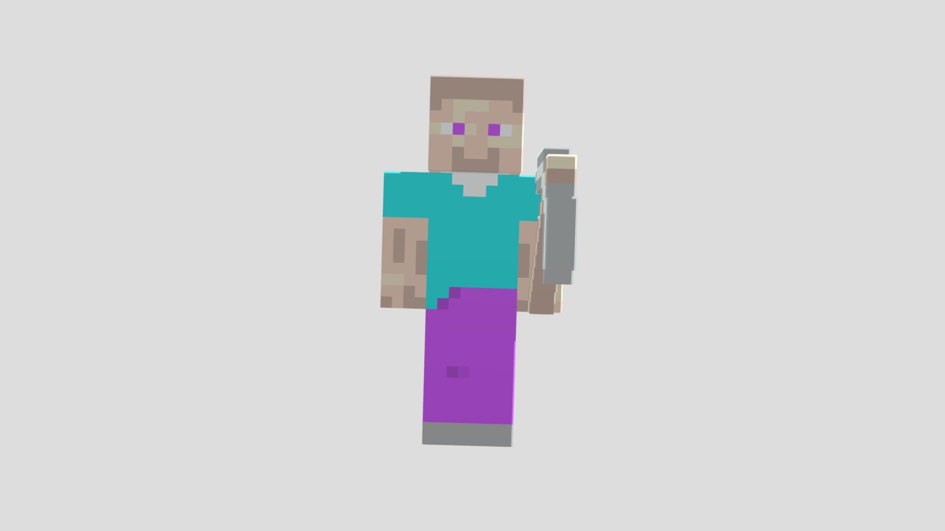 Minecraft Steve - Download Free 3D model by purpleguy