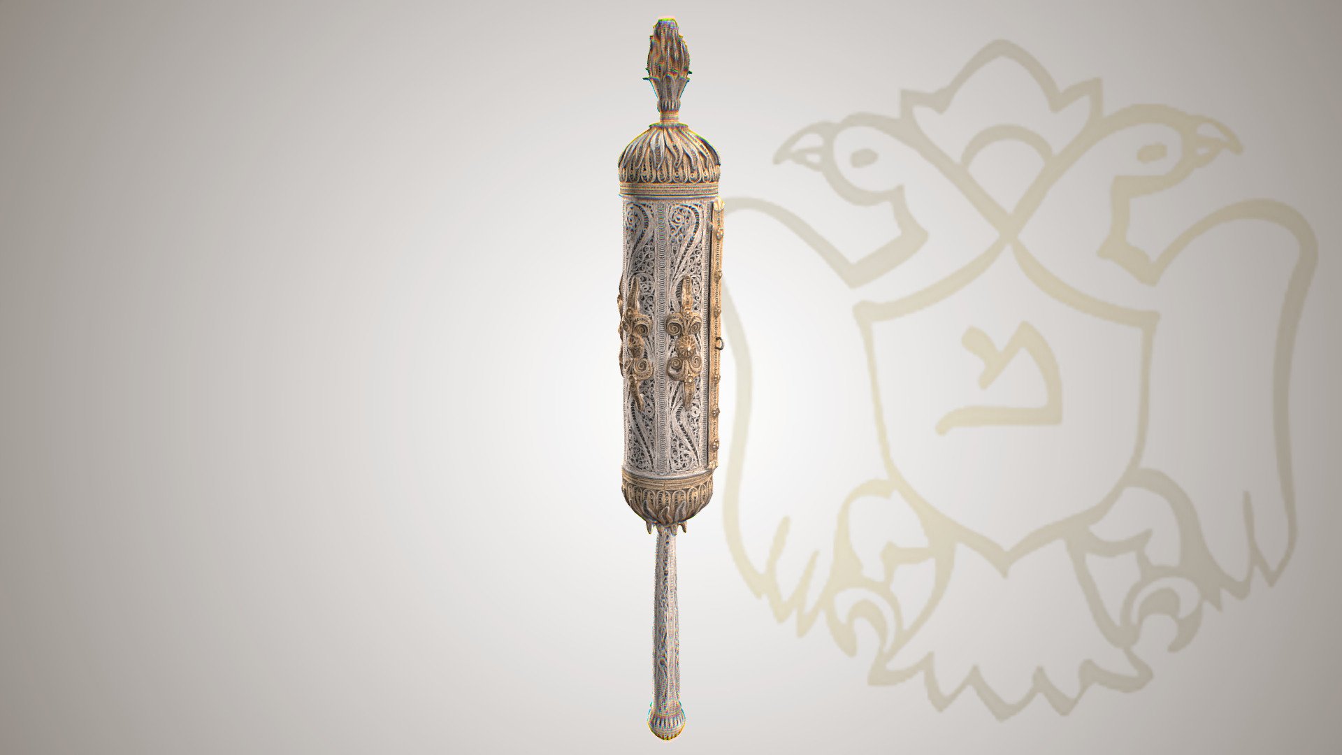 Torah - 3D model by jewishmuseumgreece [f06f974] - Sketchfab