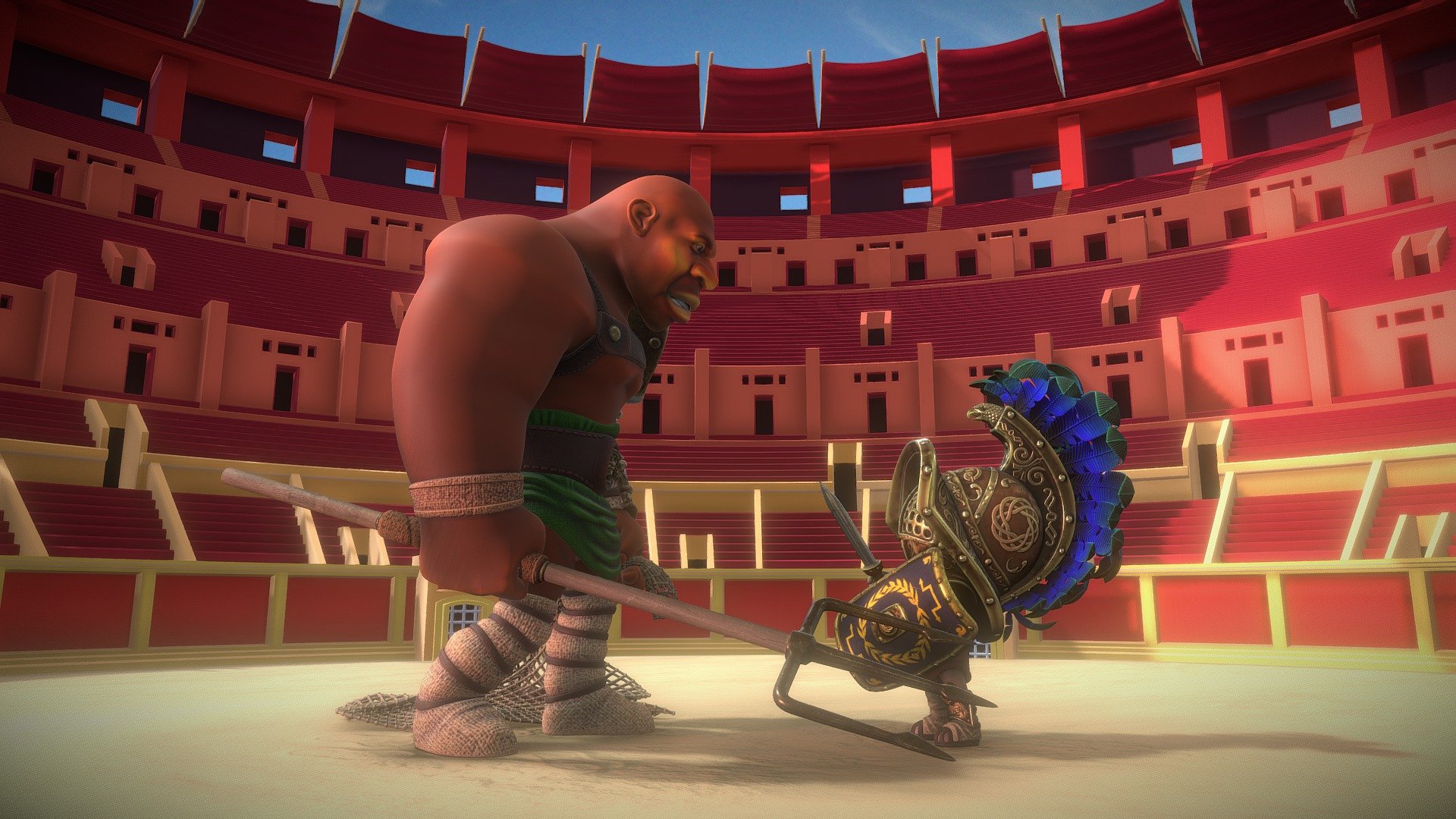 gladiator arena (toy/style) 02 - 3D model by giobiancoFB [f070c24 ...