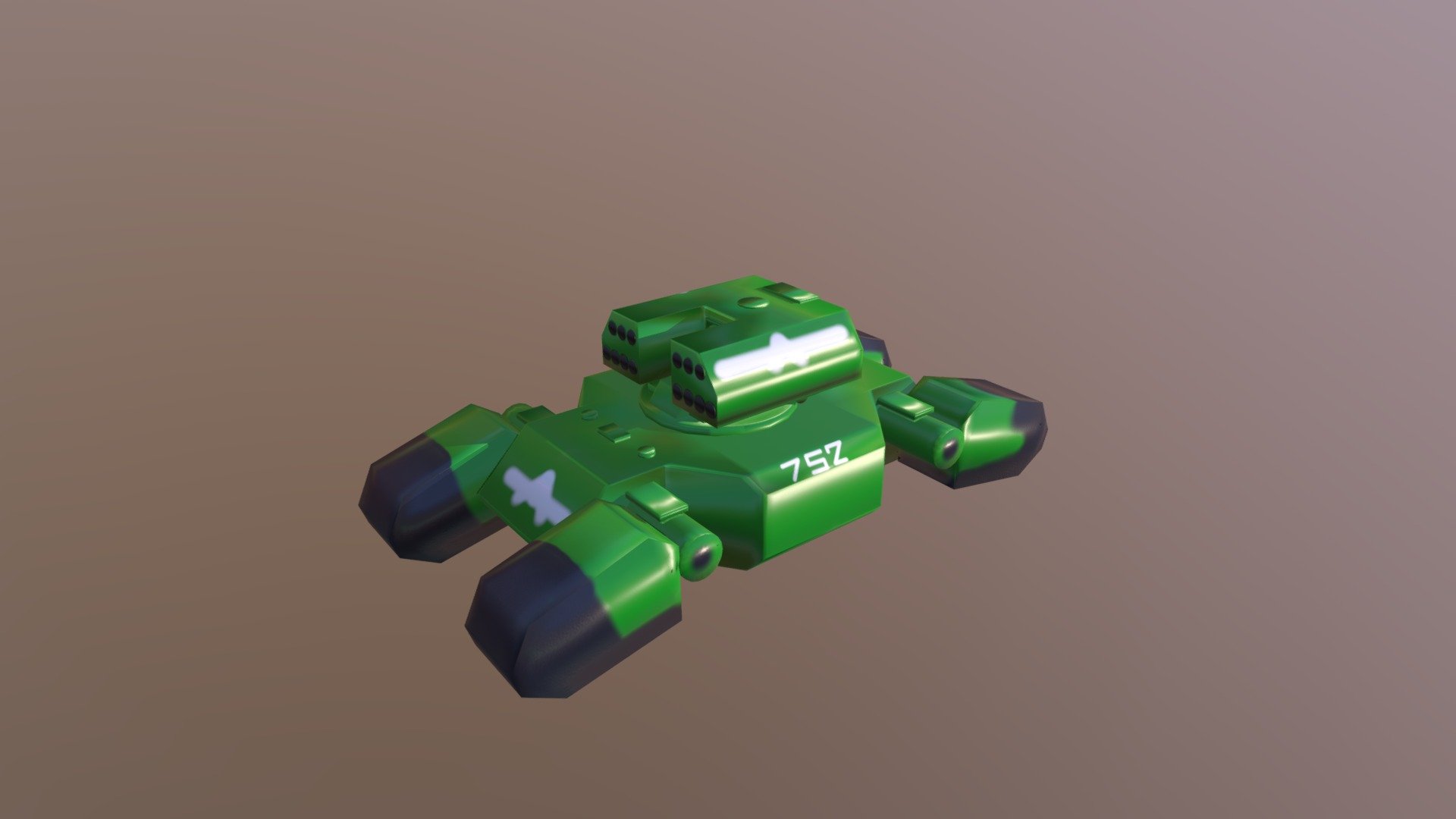 Futuristic Toy Tank - Final Version - 3D model by Headquarters [f071011 ...