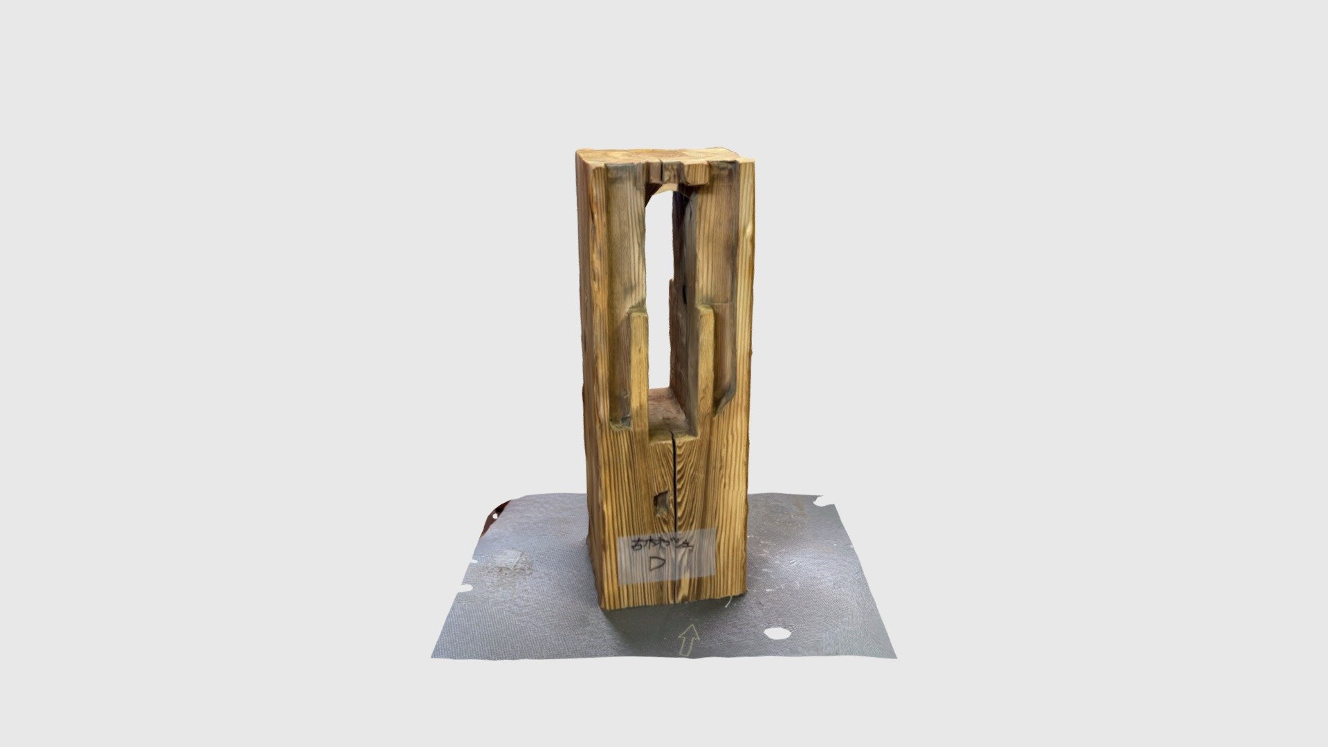 560331_古木obj_D 145×145×420 pine - Download Free 3D model by 山翠舎 sansui ...