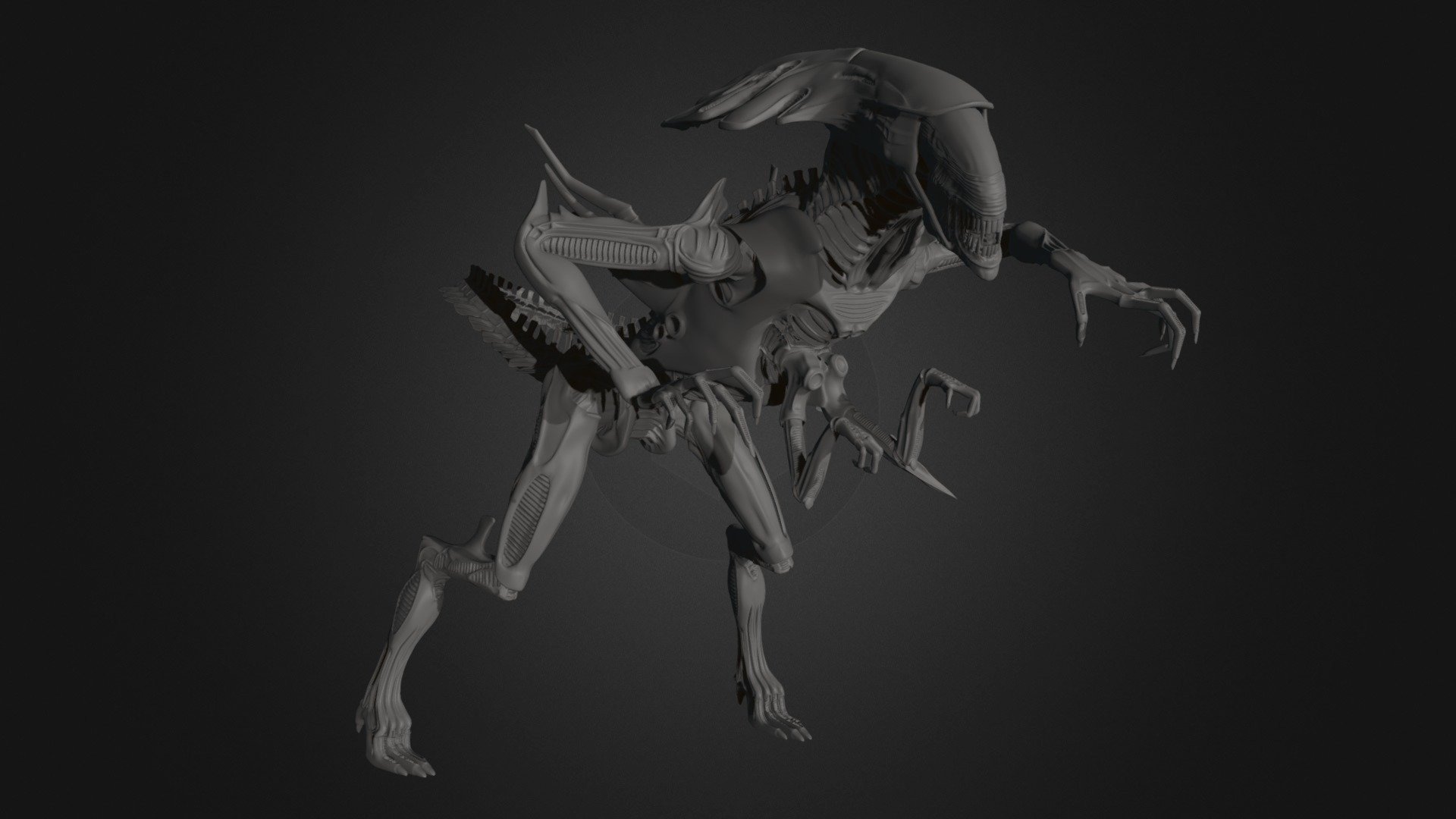 Queen Xenomorph - 3D model by m.j.1996 [f072379] - Sketchfab