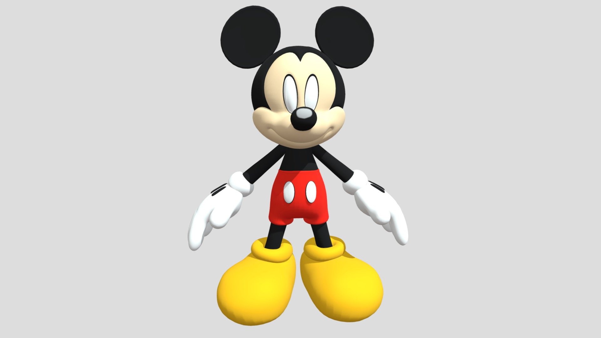 Mickey Mouse Clubhouse Mickey Mouse - 3D model by SMF Features ...