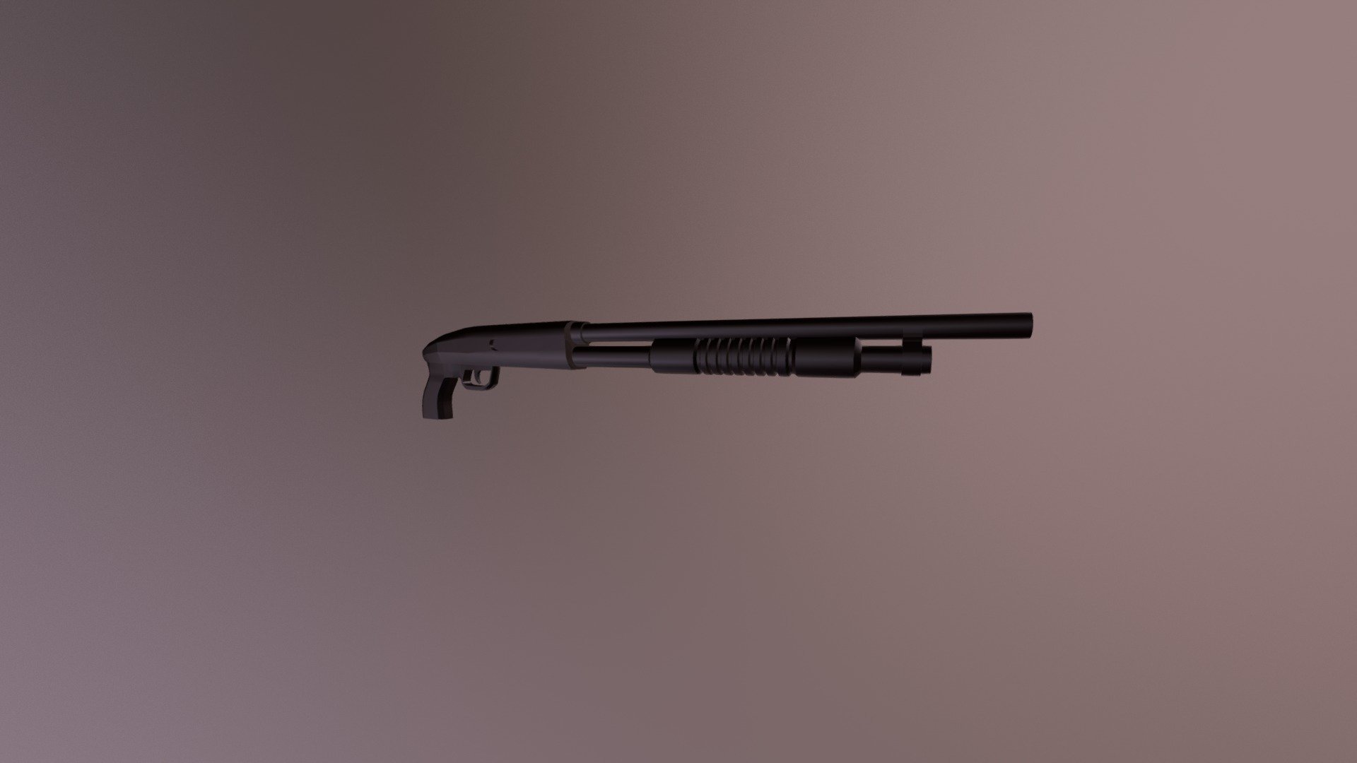 Low-Poly Shotgun - 3D model by KonFrenchy [f074afe] - Sketchfab
