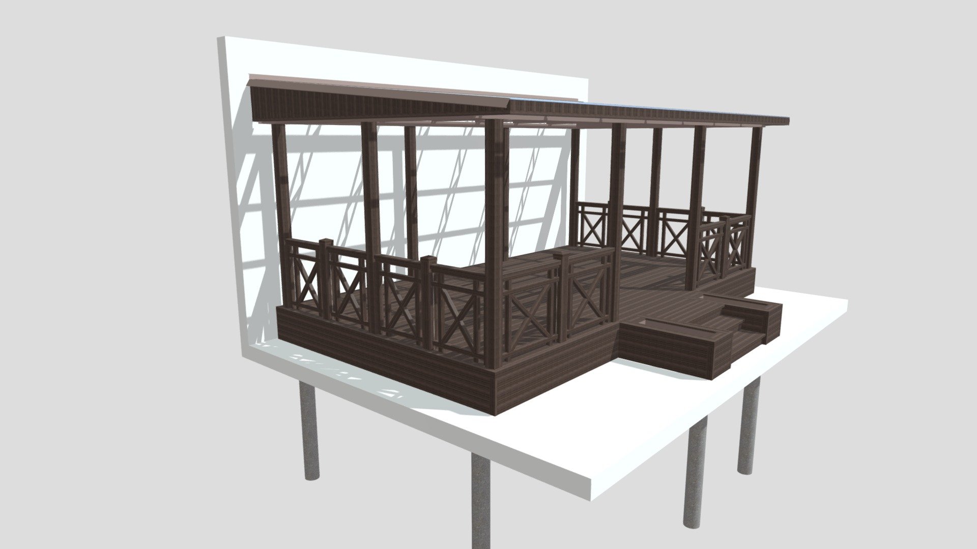 Терраса ФУЛ - 3D model by irgelapich [f074b89] - Sketchfab