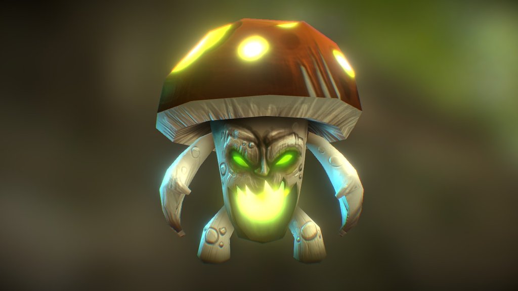 Mushroom Monster - 3D model by stallfish [f0754ff] - Sketchfab