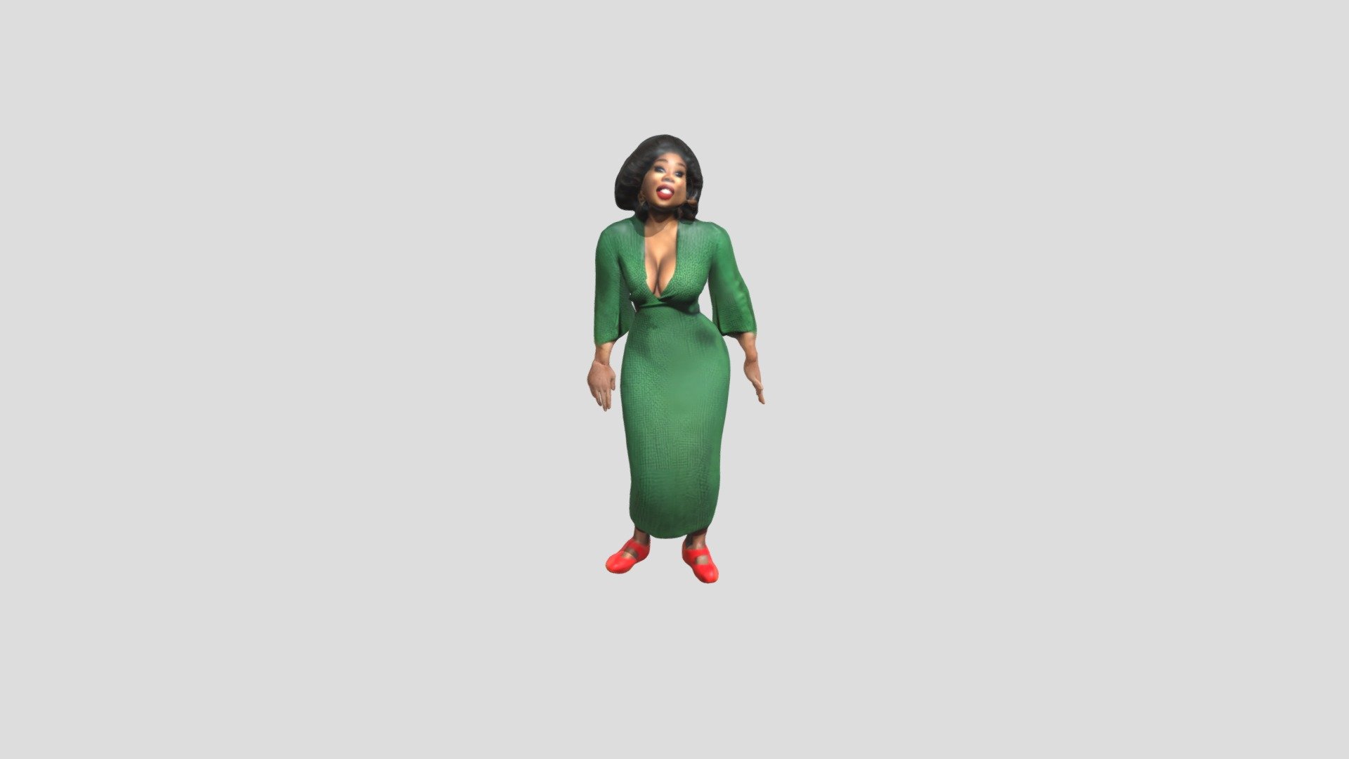 Animation_ Oprah Winfrey_Arms Hip Hop Dance - Download Free 3D model by ...
