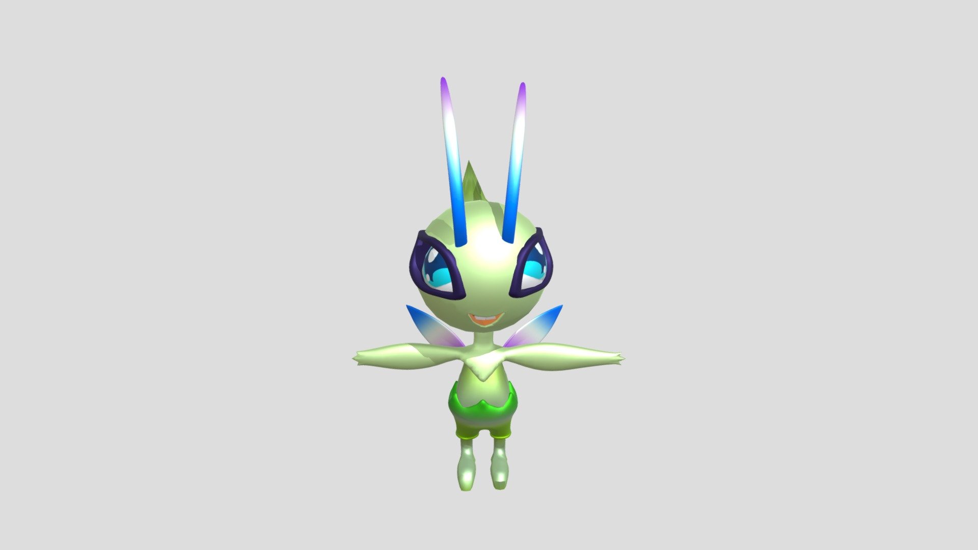 celebi model - 3D model by Chanchalpaul [f077b83] - Sketchfab