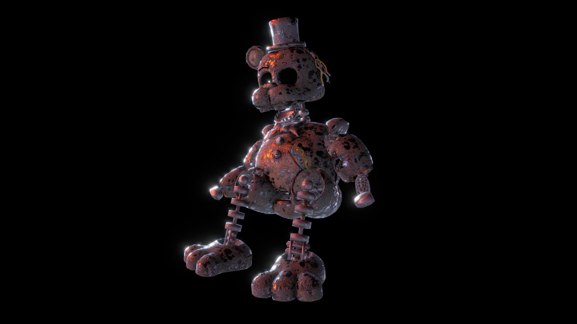 Ignited Golden Freddy 2020 [MODEL EDIT] - Download Free 3D model by ...