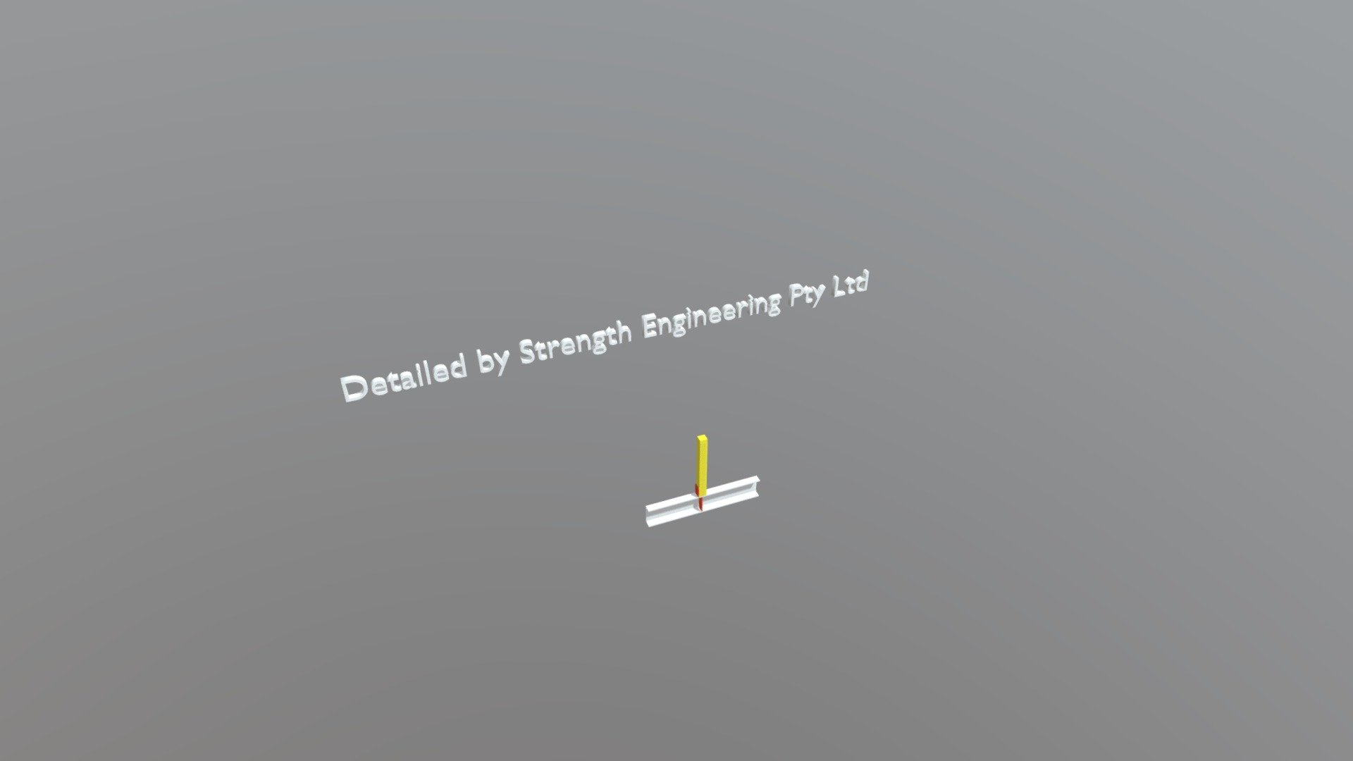 TIMBER POST ON STEEL BEAM - 3D model by STRENGTHENG (@vohoangnhanhcmc ...